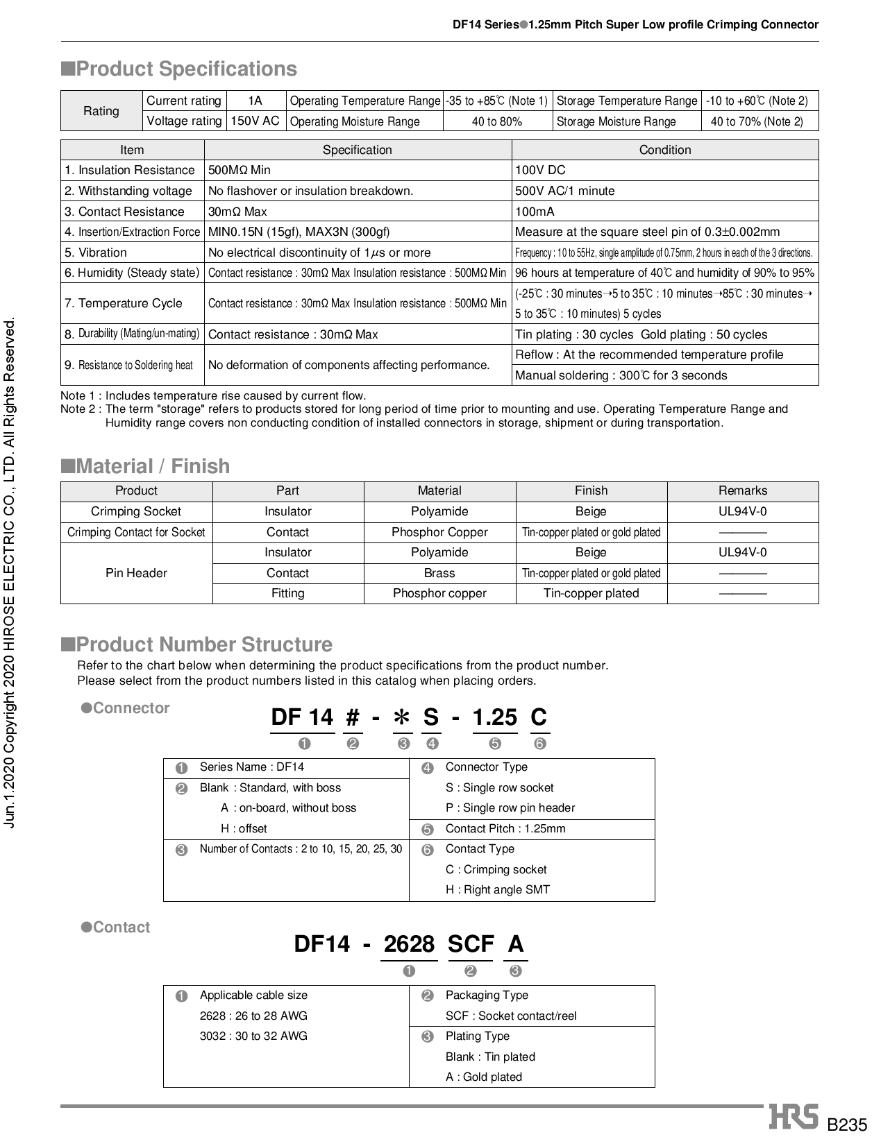 DF14-6S-1.25C_（HRS(广濑)）DF14-6S-1.25C中文资料_价格_PDF手册-立创电子商城