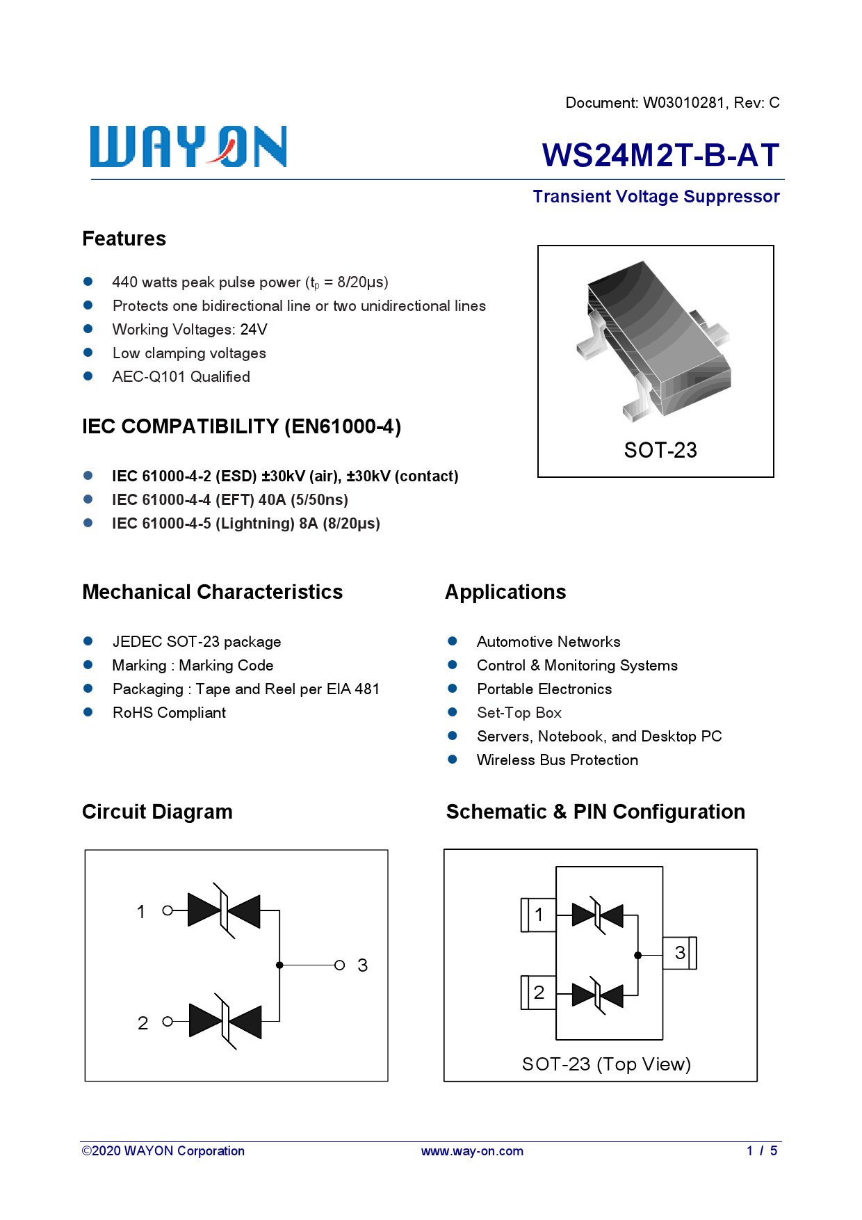 WS24M2T-B-AT_（Wayon(上海维安)）WS24M2T-B-AT中文资料_价格_PDF手册-立创电子商城