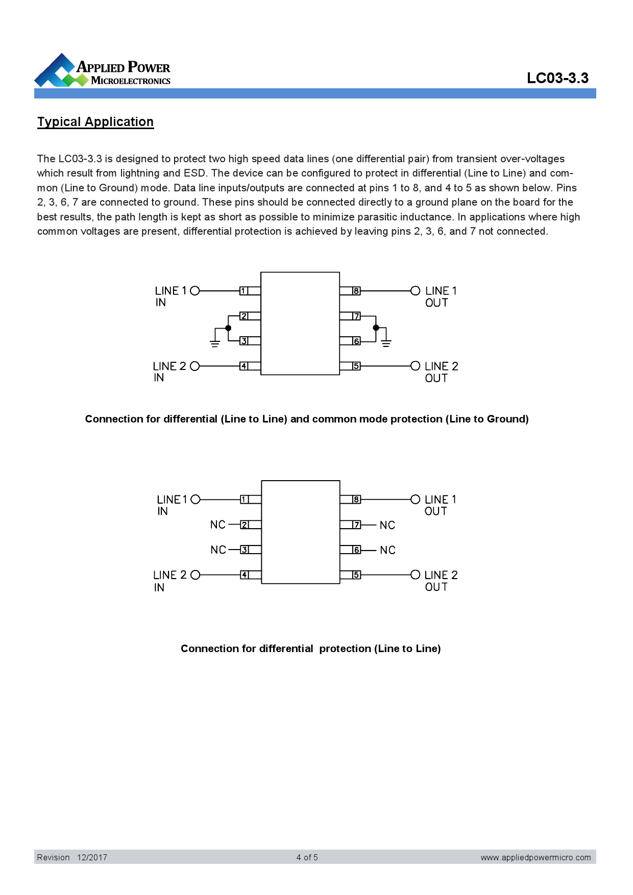 LC03-3.3_（Applied Power(应能微)）LC03-3.3中文资料_价格_PDF手册-立创电子商城