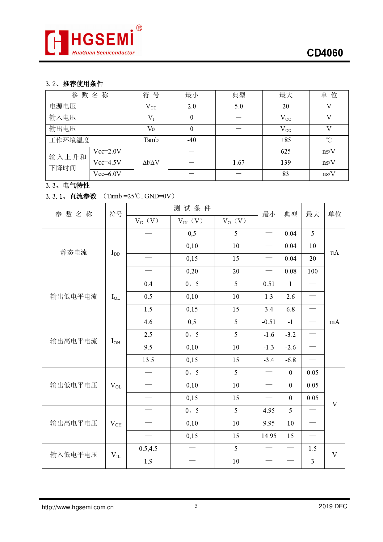 CD4060BM/TR_（HGSEMI(华冠)）CD4060BM/TR中文资料_价格_PDF手册-立创电子商城