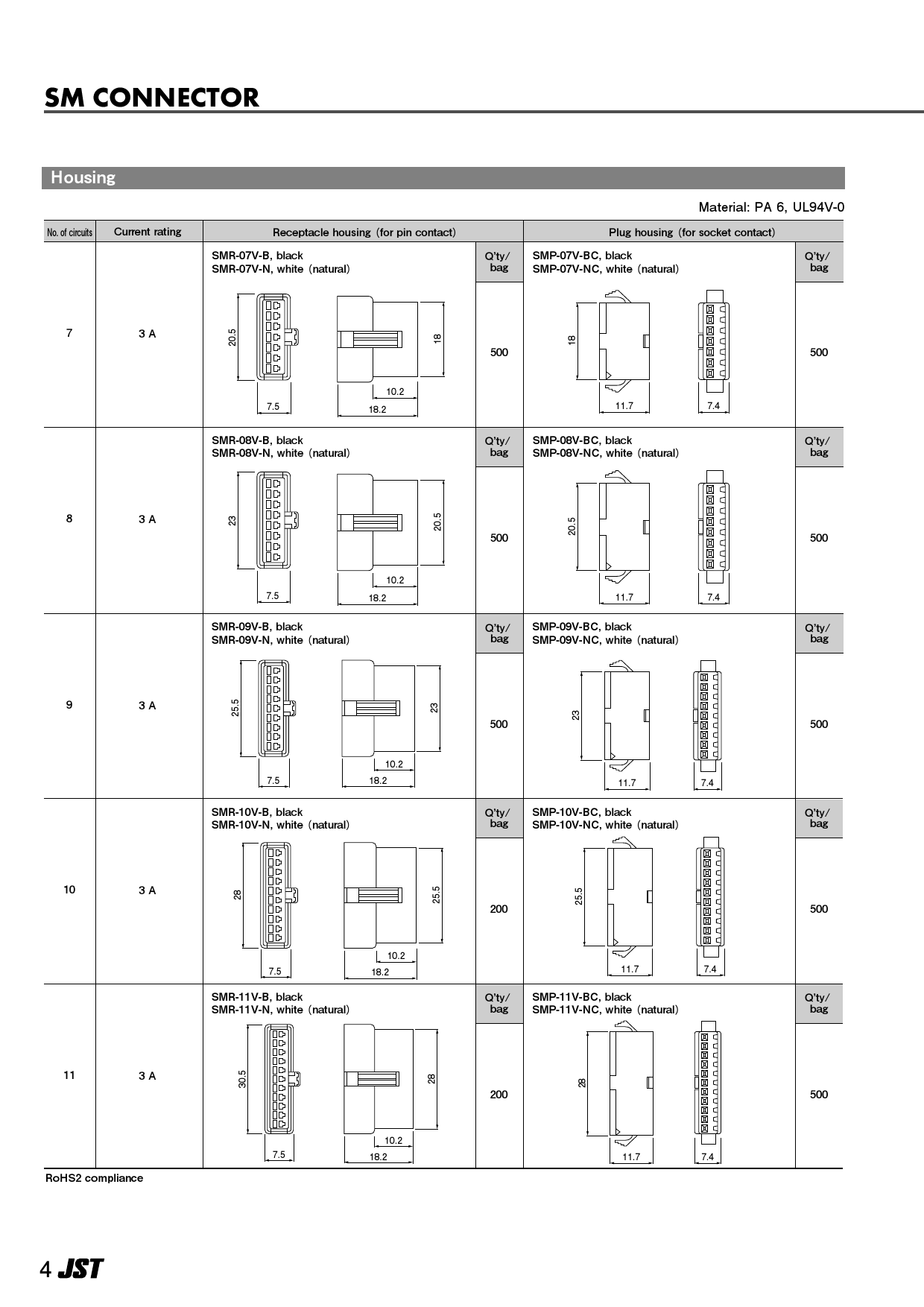 SMP-04V-NC_（JST）SMP-04V-NC中文资料_价格_PDF手册-立创电子商城