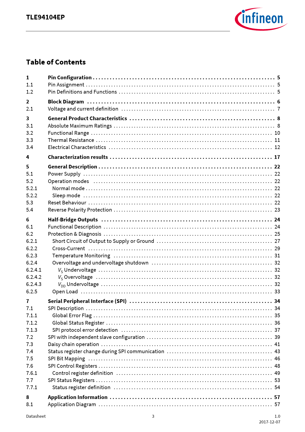 TLE94104EP_（Infineon(英飞凌)）TLE94104EP中文资料_价格_PDF手册-立创电子商城
