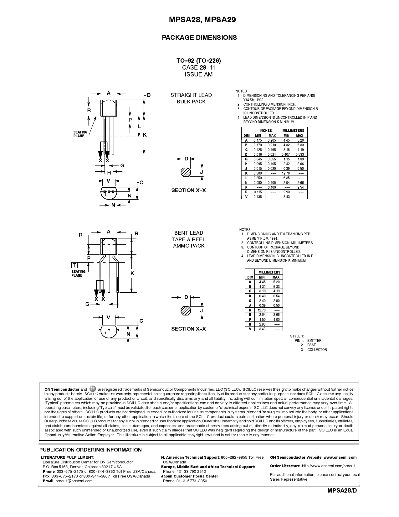 MPSA29_（onsemi(安森美)）MPSA29中文资料_价格_PDF手册-立创电子商城