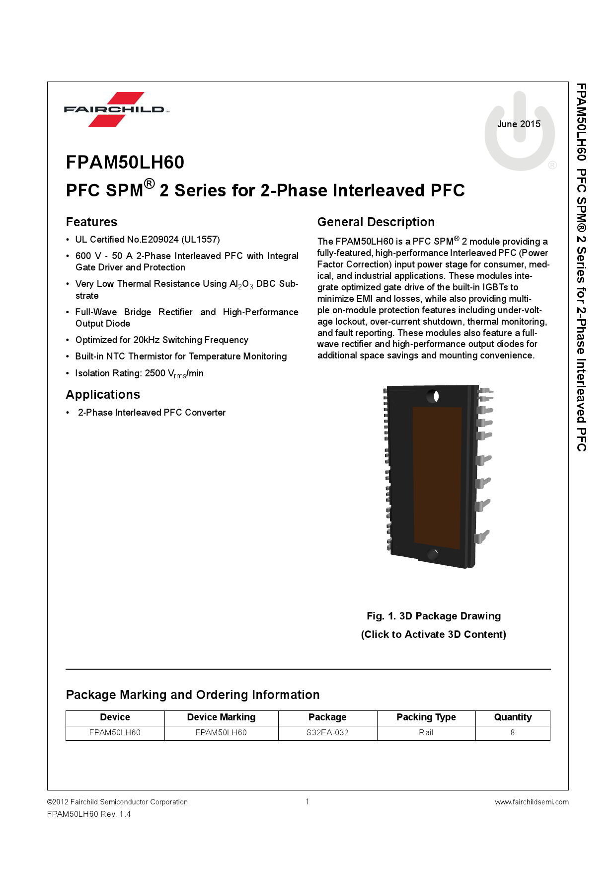 FPAM50LH60_（onsemi(安森美)）FPAM50LH60中文资料_价格_PDF手册-立创电子商城