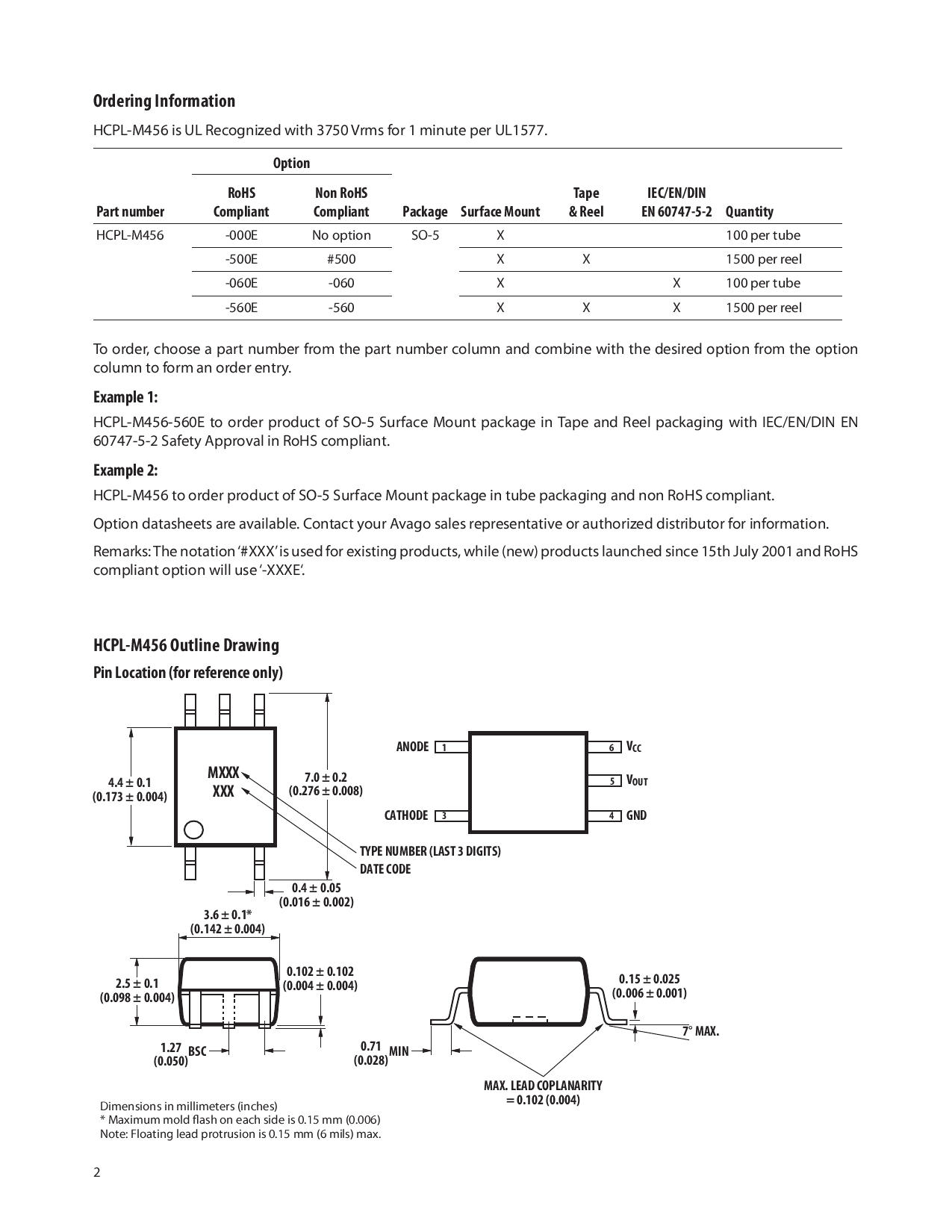 HCPL-M456-500E_（Broadcom/AVAGO(安华高)）HCPL-M456-500E中文资料_价格_PDF手册-立创电子商城
