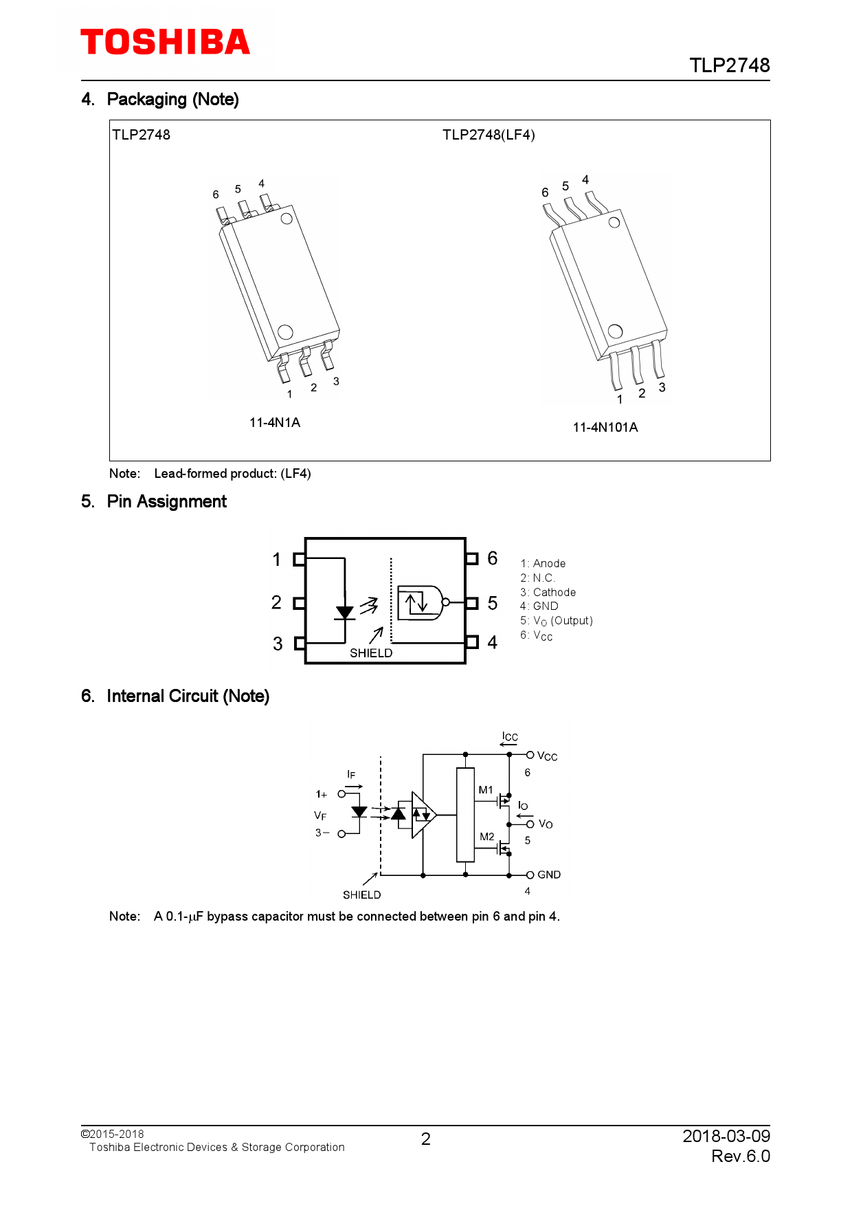 TLP2748(D4-TP,E(T_（TOSHIBA(东芝)）TLP2748(D4-TP,E(T中文资料_价格_PDF手册-立创电子商城