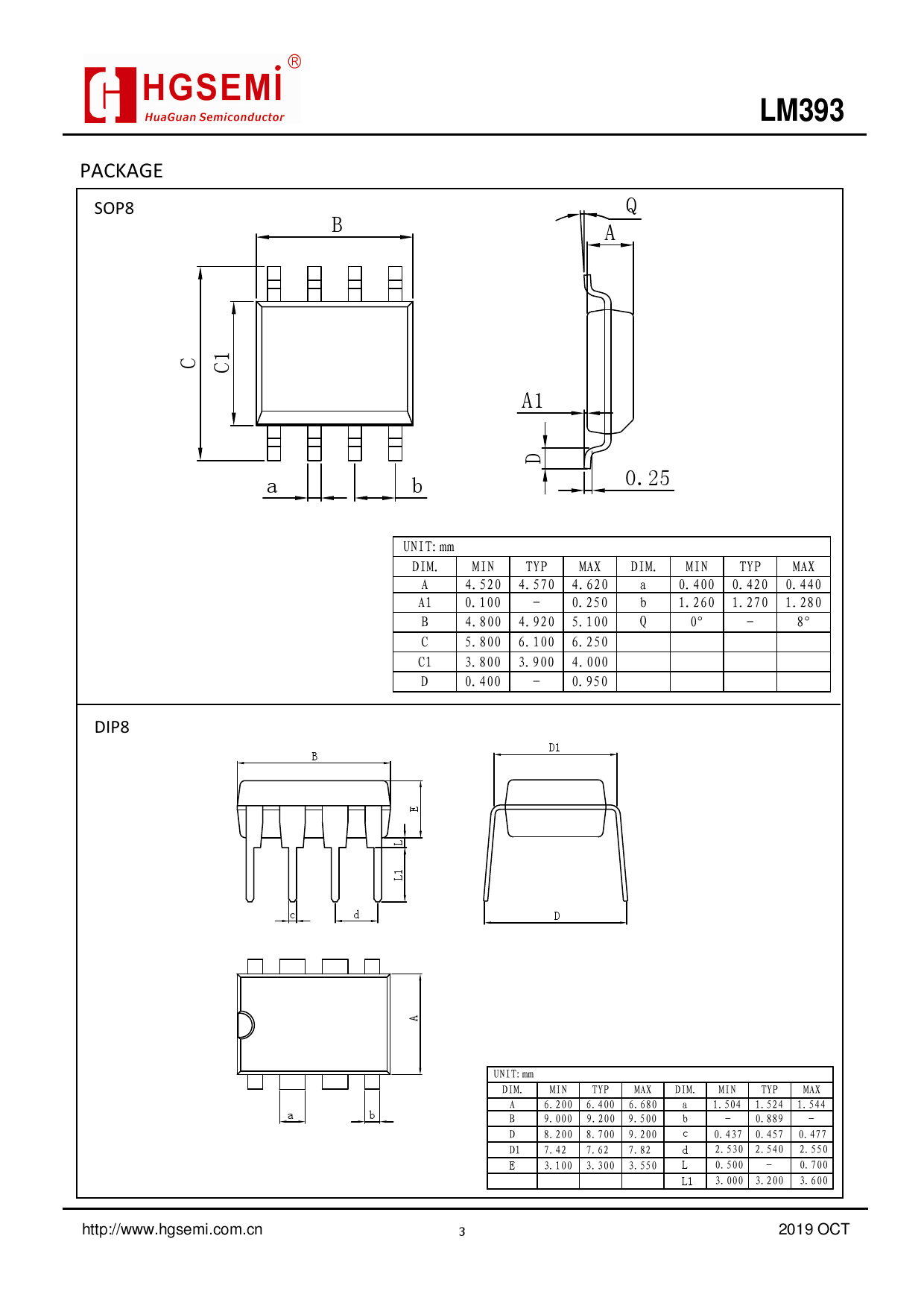 LM393N_（HGSEMI(华冠)）LM393N中文资料_价格_PDF手册-立创电子商城