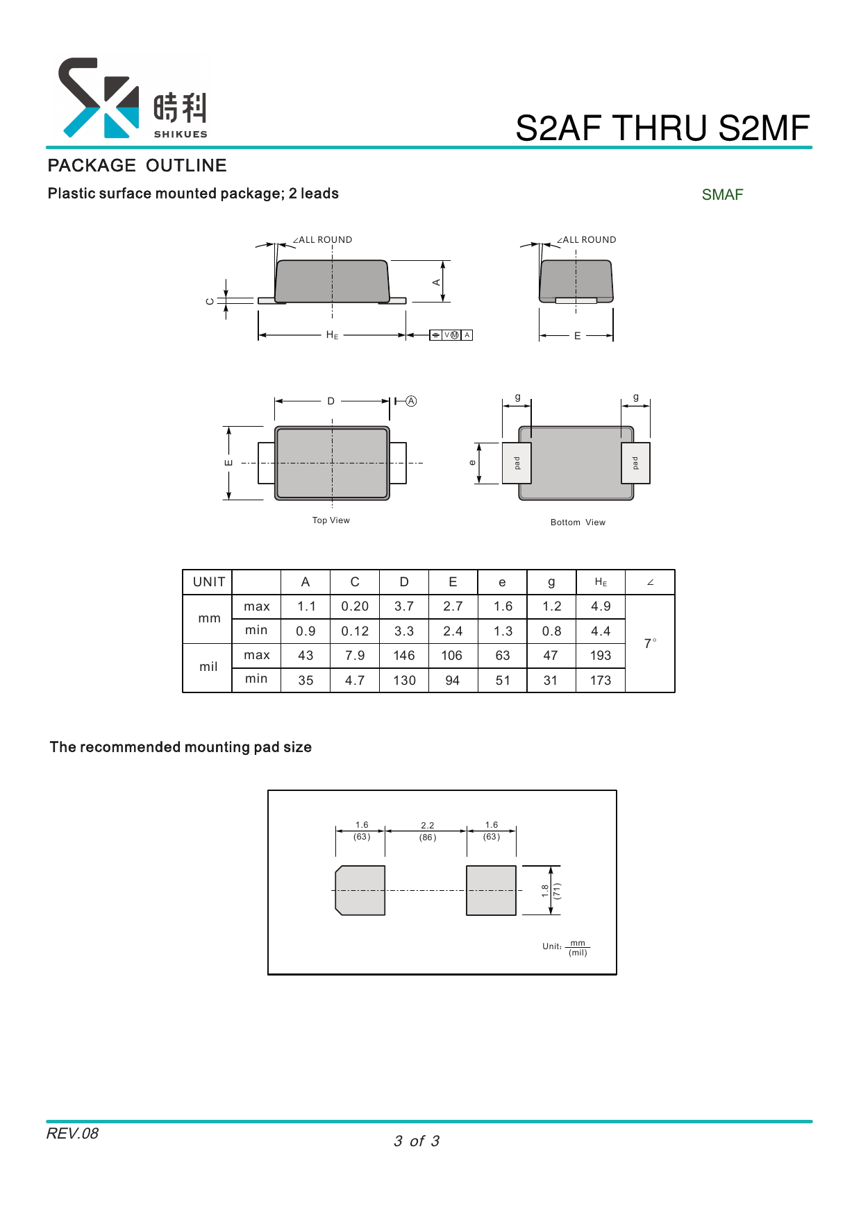 S2MF_（SHIKUES(时科)）S2MF中文资料_价格_PDF手册-立创电子商城