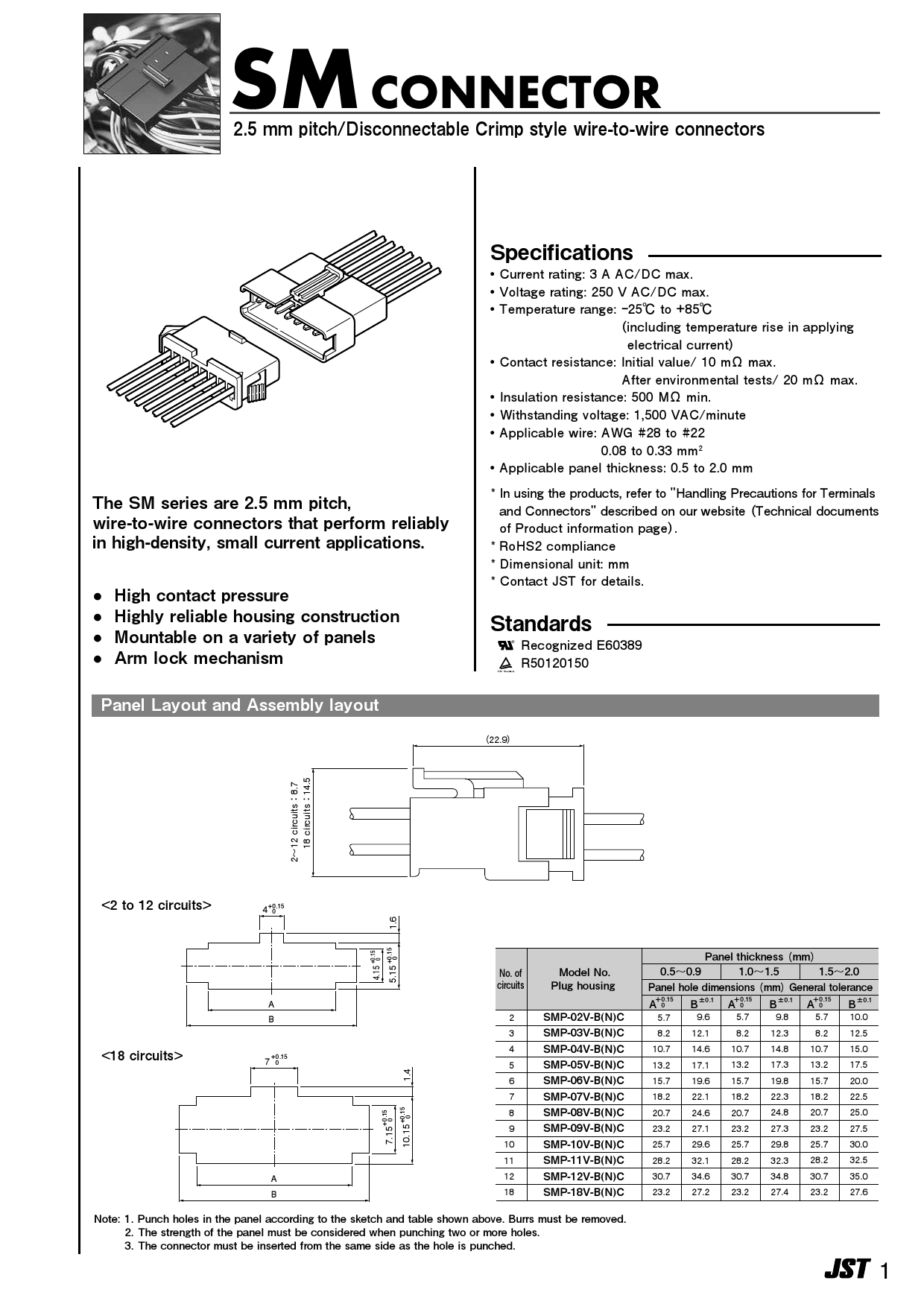 SMR-05V-N_（JST）SMR-05V-N中文资料_价格_PDF手册-立创电子商城