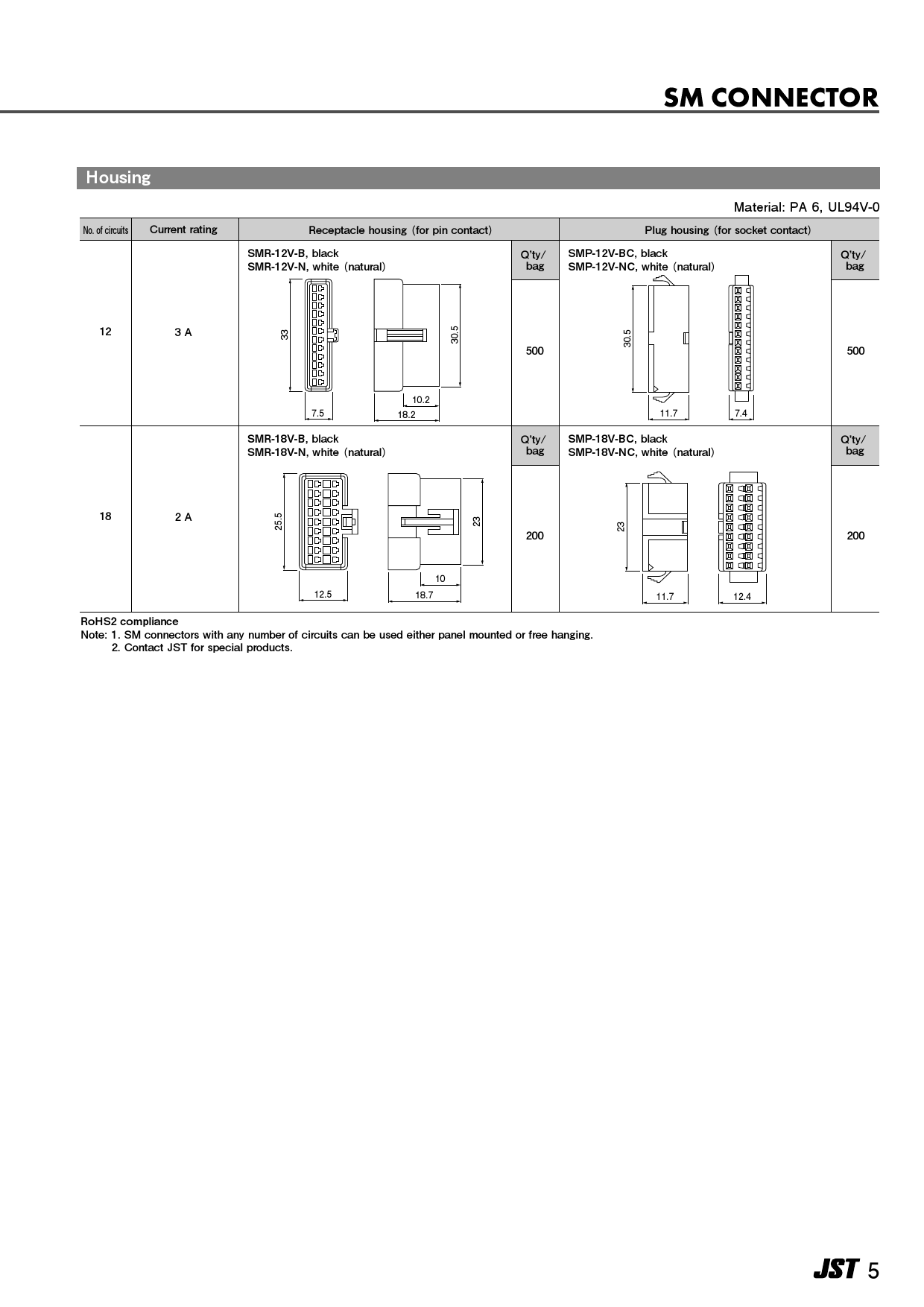 SMR-05V-N_（JST）SMR-05V-N中文资料_价格_PDF手册-立创电子商城