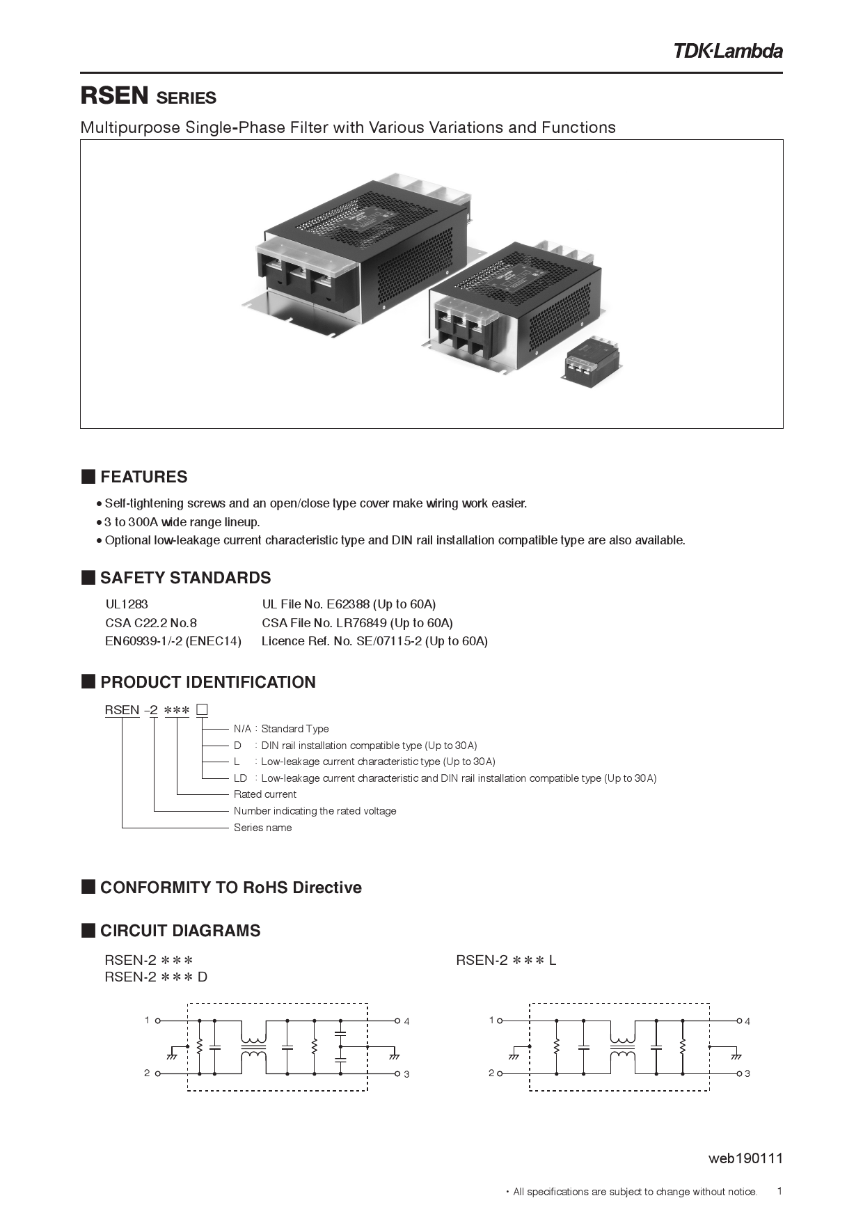 RSEN-2003_（TDK-LAMBDA）RSEN-2003中文资料_价格_PDF手册-立创电子商城
