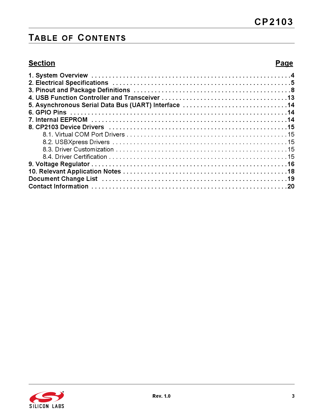 CP2103-GMR_（SILICON LABS(芯科)）CP2103-GMR中文资料_价格_PDF手册-立创电子商城