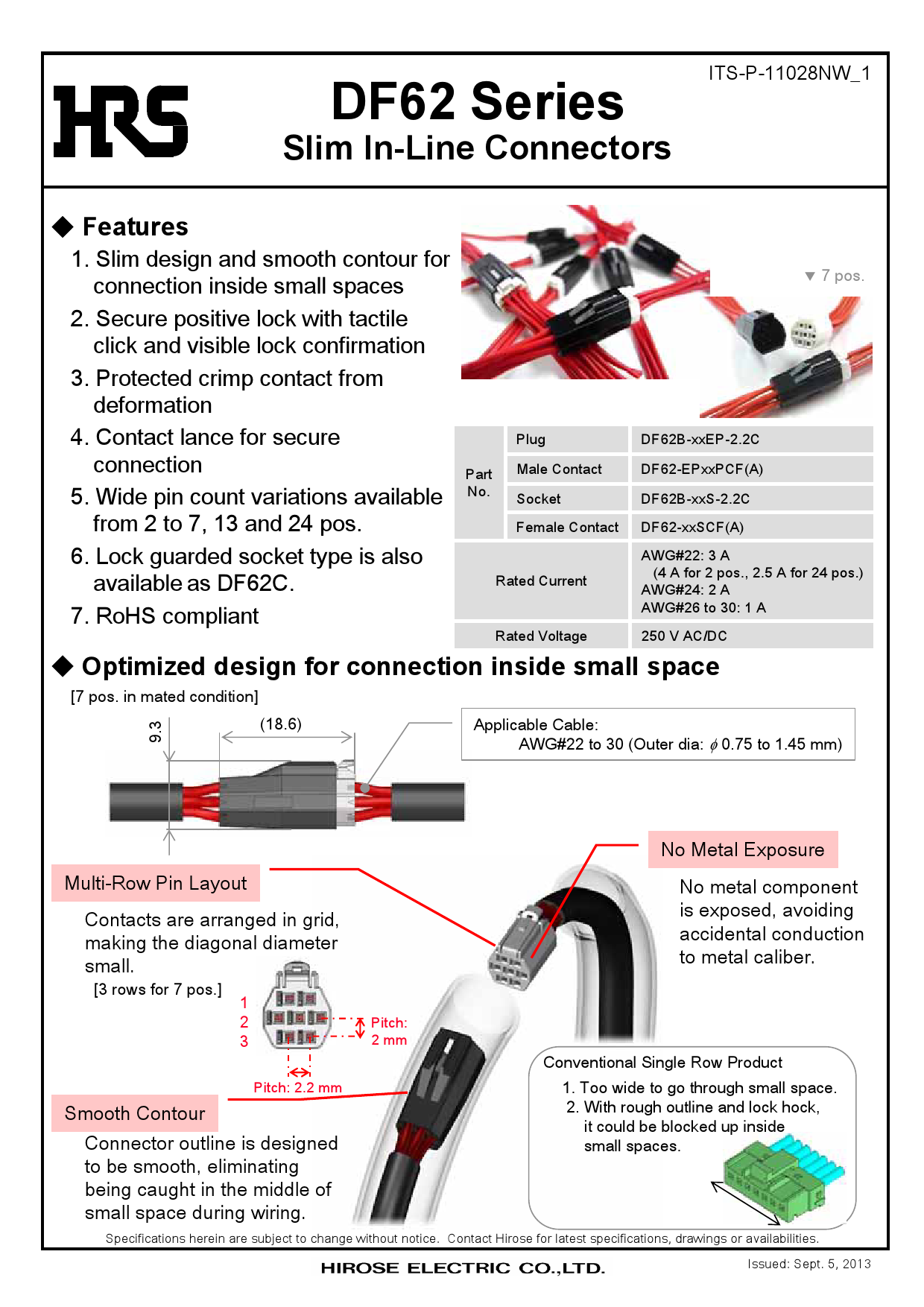 DF62C-6S-2.2C_（HRS(广濑)）DF62C-6S-2.2C中文资料_价格_PDF手册-立创电子商城