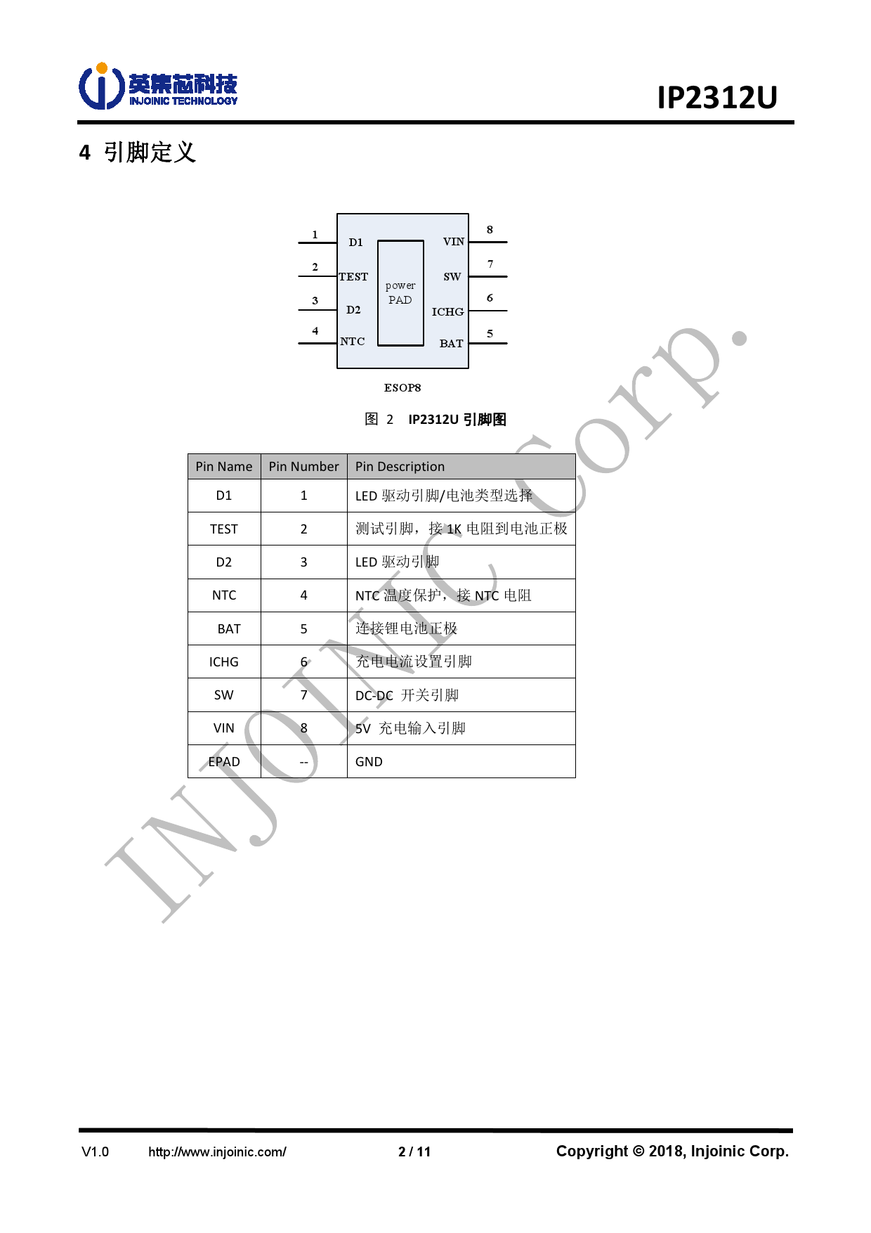 IP2312U_VSET_（INJOINIC(英集芯)）IP2312U_VSET中文资料_价格_PDF手册-立创电子商城
