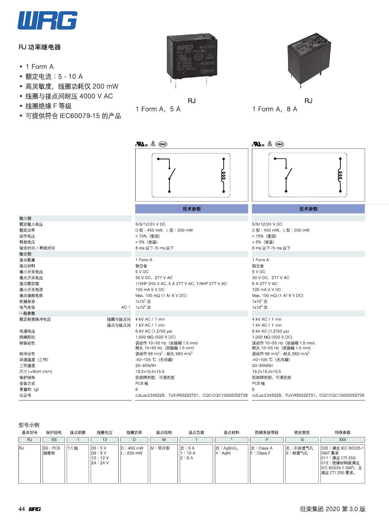 RJ-SS-105LM_（WRG(旺荣集团)）RJ-SS-105LM中文资料_价格_PDF手册-立创电子商城