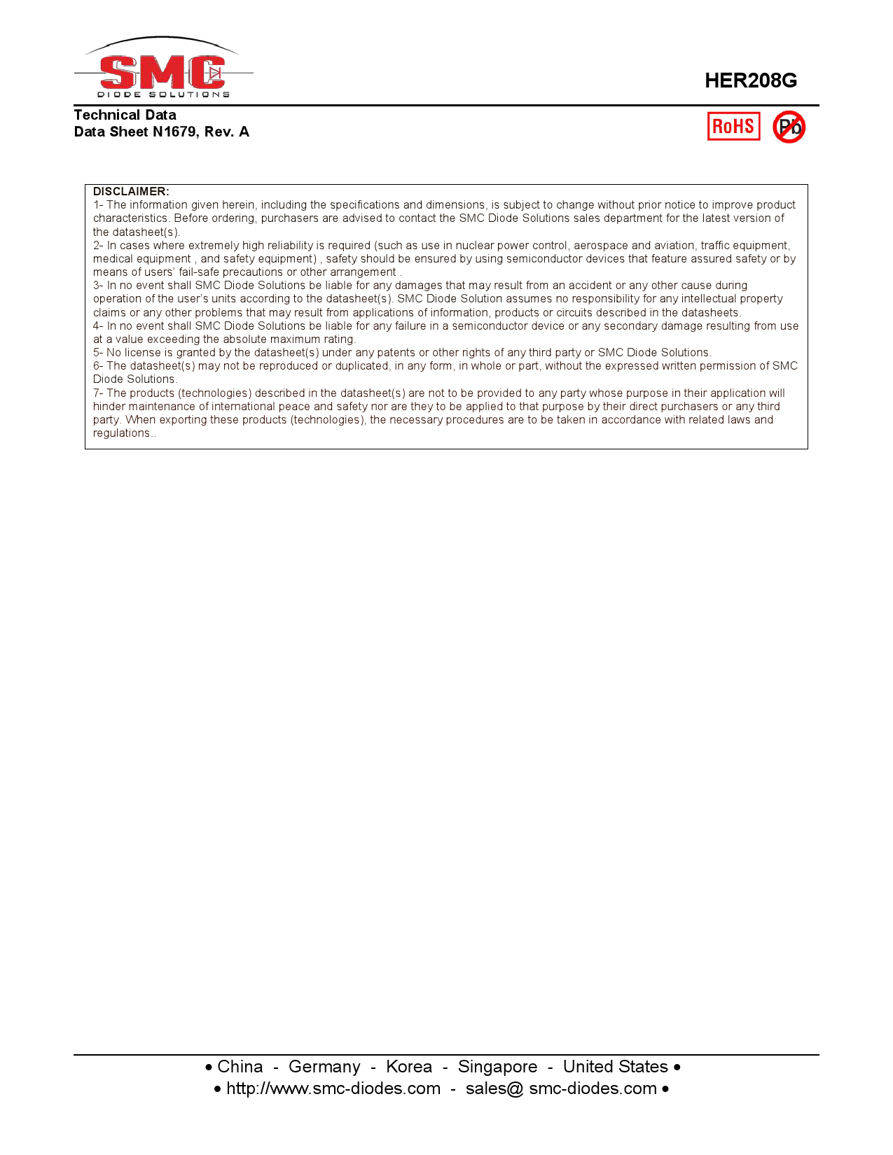 HER208G_（SMC(桑德斯)）HER208G中文资料_价格_PDF手册-立创电子商城