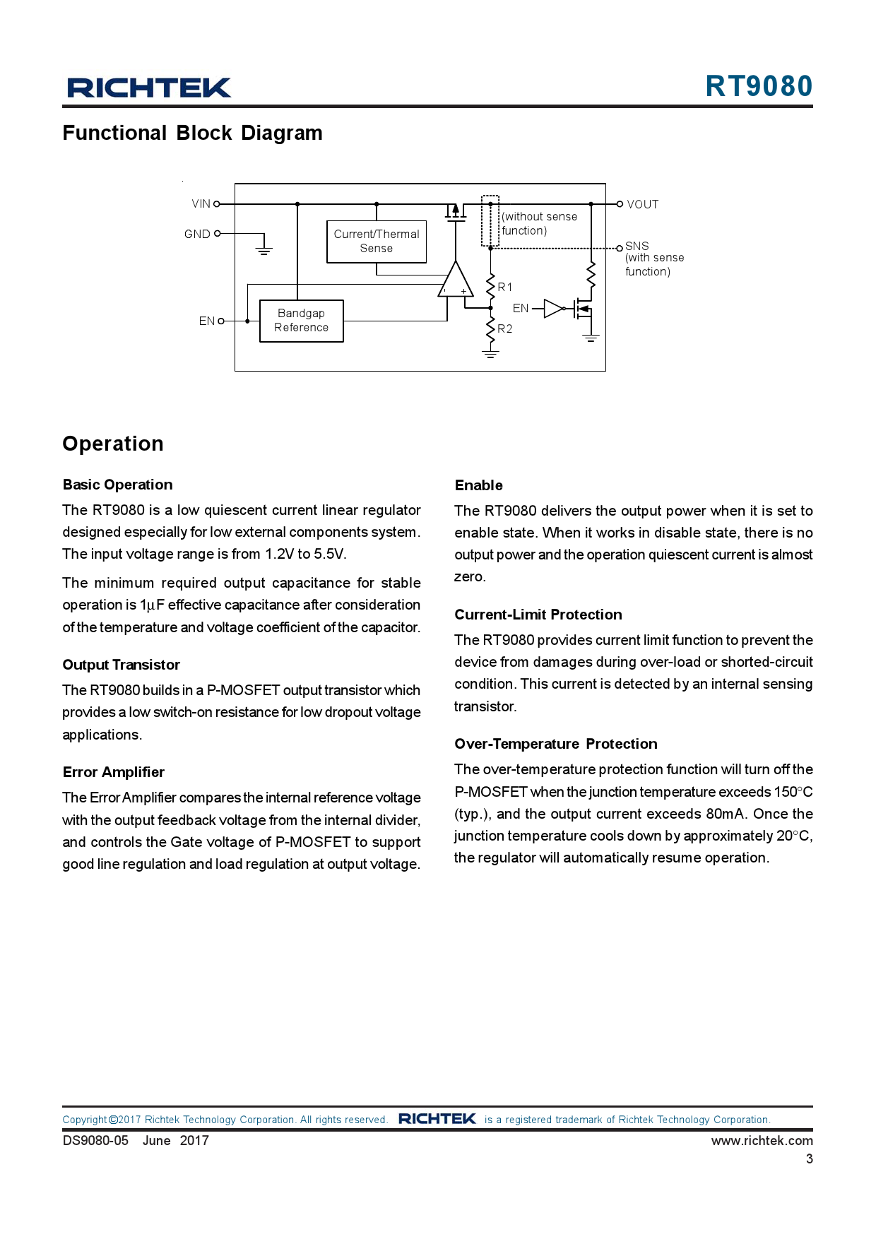 RT9080-33GJ5_（RICHTEK(立锜)）RT9080-33GJ5中文资料_价格_PDF手册-立创电子商城