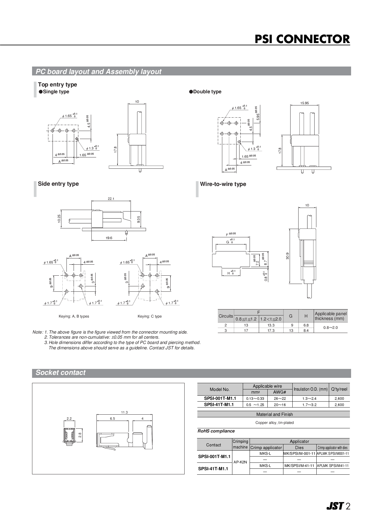 SPSI-41T-M1.1_（JST）SPSI-41T-M1.1中文资料_价格_PDF手册-立创电子商城