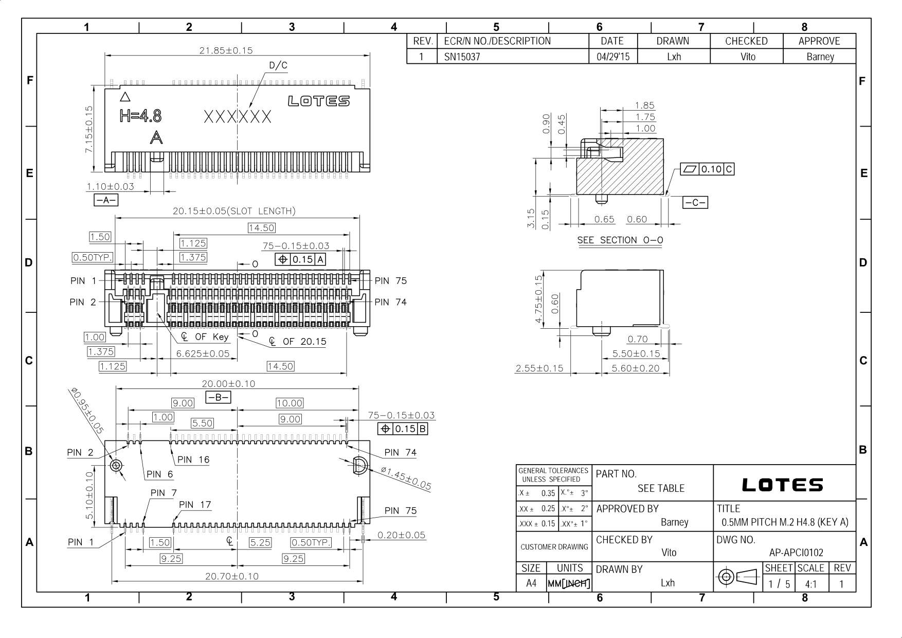 APCI0102-P001A_（嘉澤端子(LOTES)）APCI0102-P001A中文资料_价格_PDF手册-立创电子商城