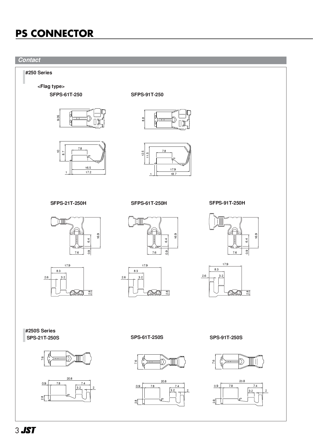 SPS-61T-250S_（JST）SPS-61T-250S中文资料_价格_PDF手册-立创电子商城