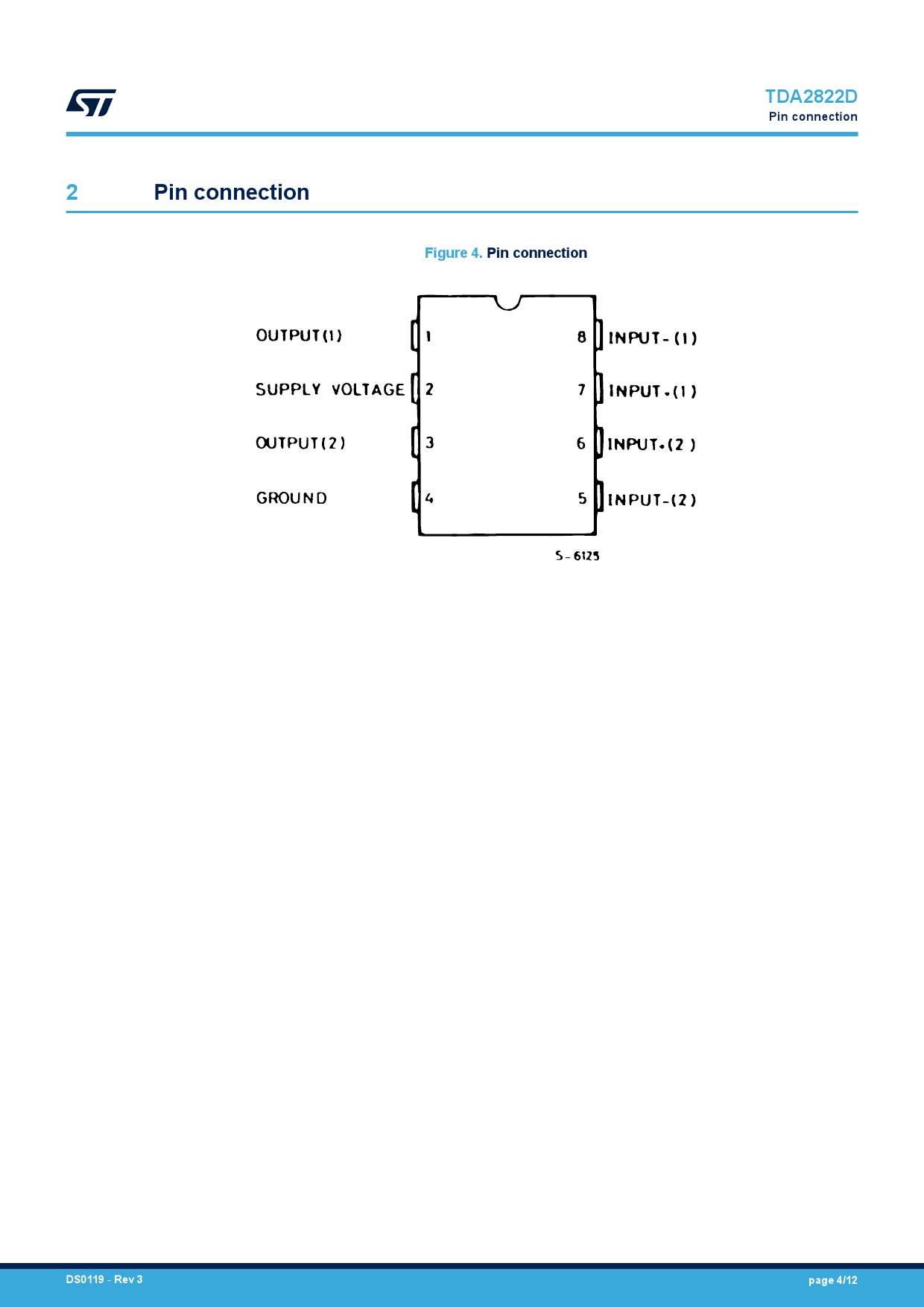 TDA2822D013TR_（ST(意法半导体)）TDA2822D013TR中文资料_价格_PDF手册-立创电子商城