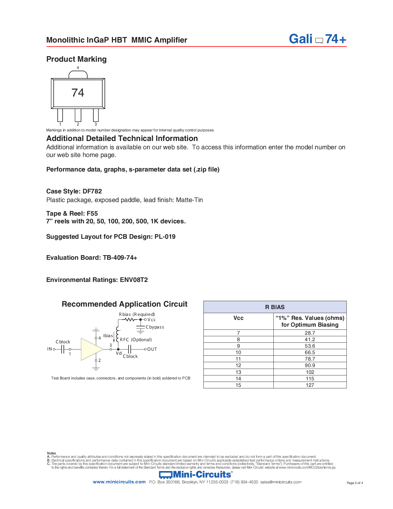 GALI-74+_（Mini-Circuits）GALI-74+中文资料_价格_PDF手册-立创电子商城