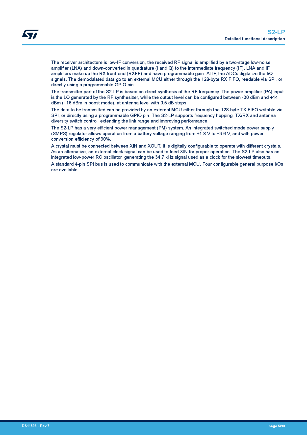 S2-LPQTR_（ST(意法半导体)）S2-LPQTR中文资料_价格_PDF手册-立创电子商城