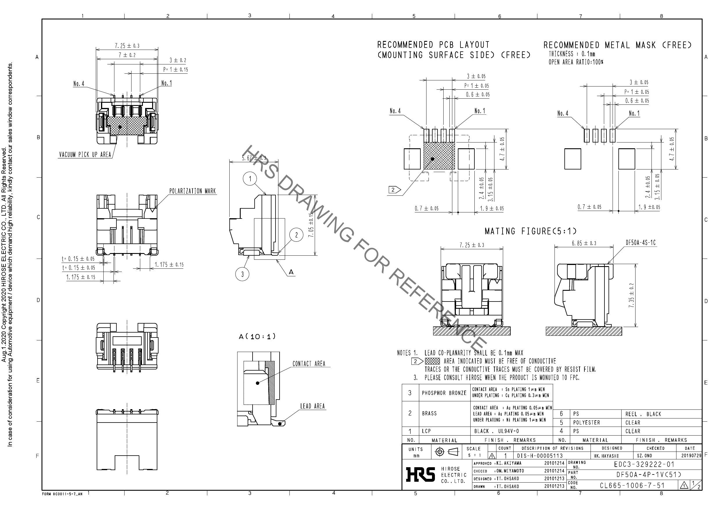DF50A-4P-1V(51)_（HRS(广濑)）DF50A-4P-1V(51)中文资料_价格_PDF手册-立创电子商城