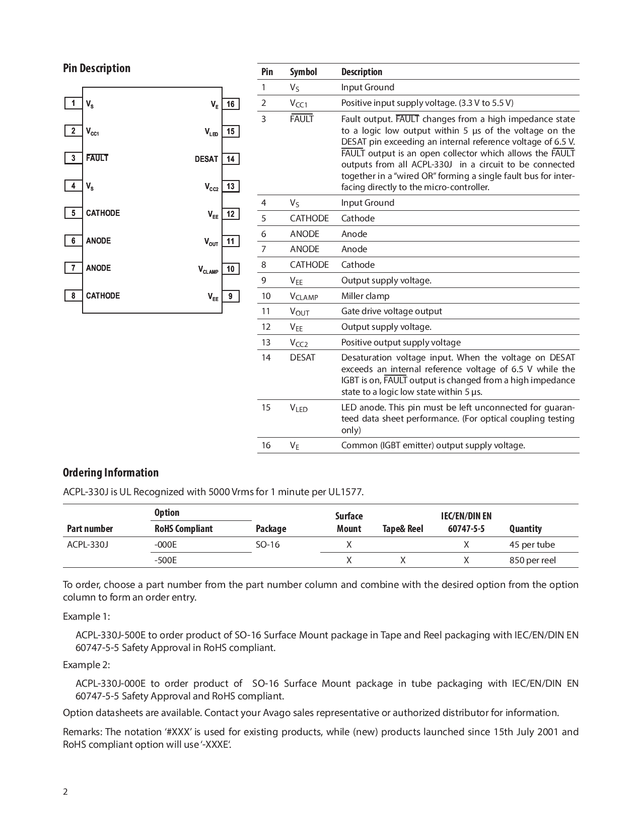 ACPL-330J-500E_（AVAGO(安华高)）ACPL-330J-500E中文资料_价格_PDF手册-立创电子商城