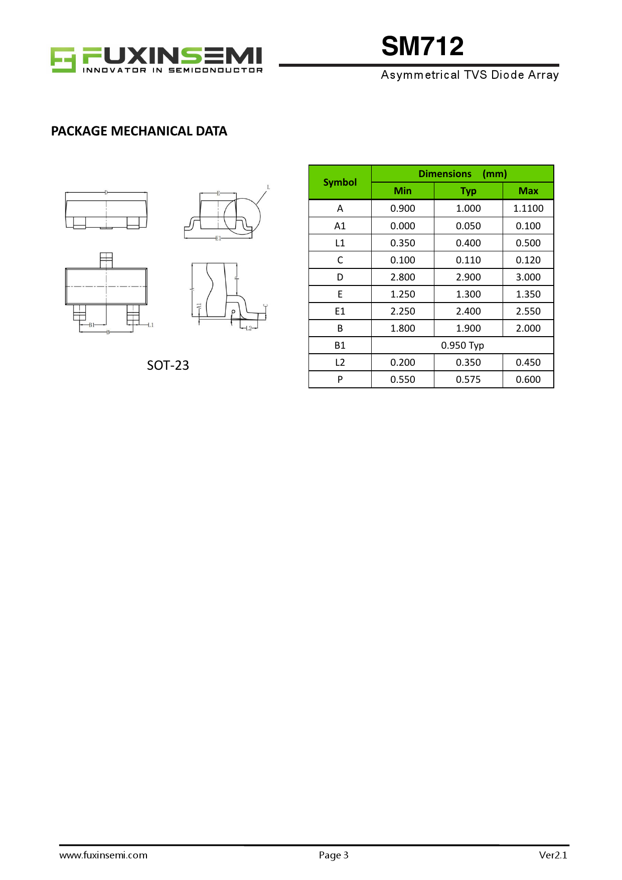 SM712_（FUXINSEMI(富芯森美)）SM712中文资料_价格_PDF手册-立创电子商城
