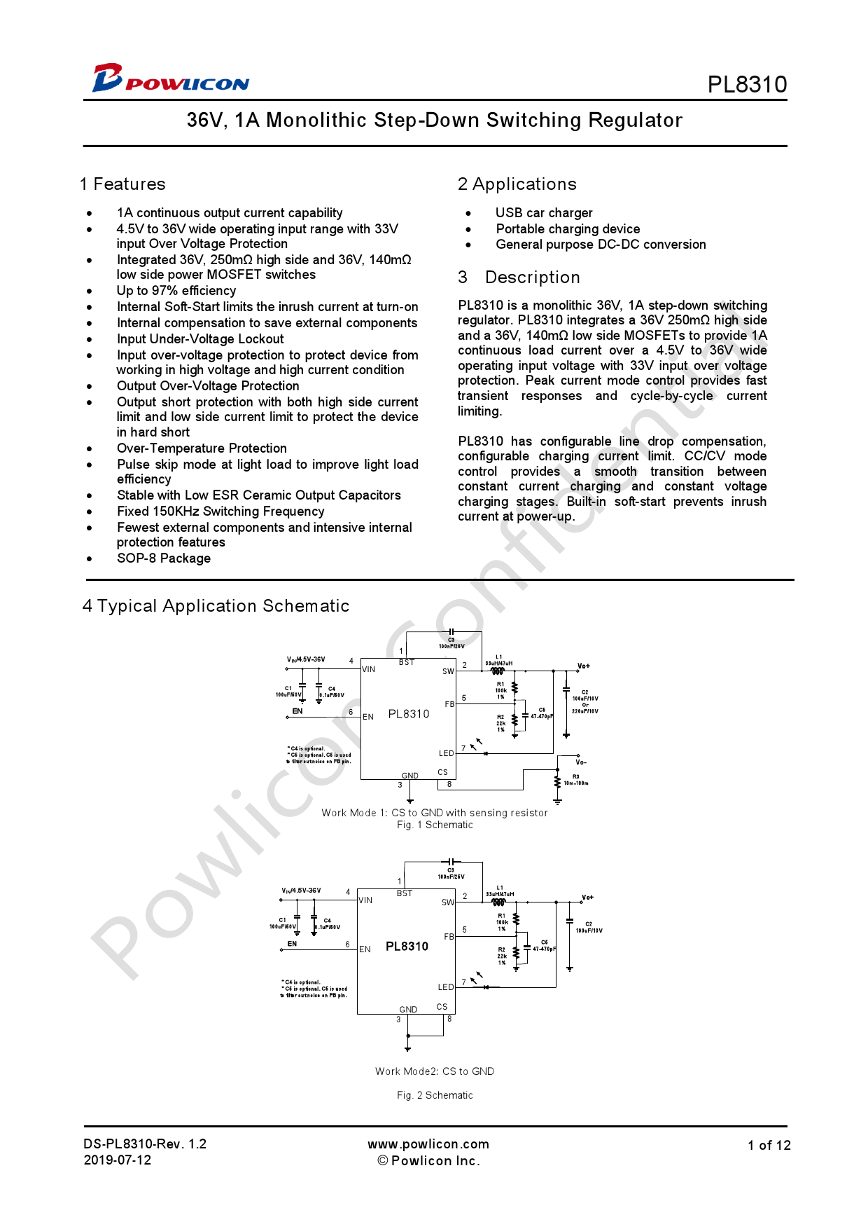 PL8310_（POWLICON(宝砾微)）PL8310中文资料_价格_PDF手册-立创电子商城
