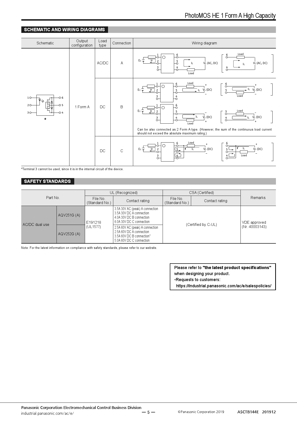 AQV252GAX_（PANASONIC(松下)）AQV252GAX中文资料_价格_PDF手册-立创电子商城