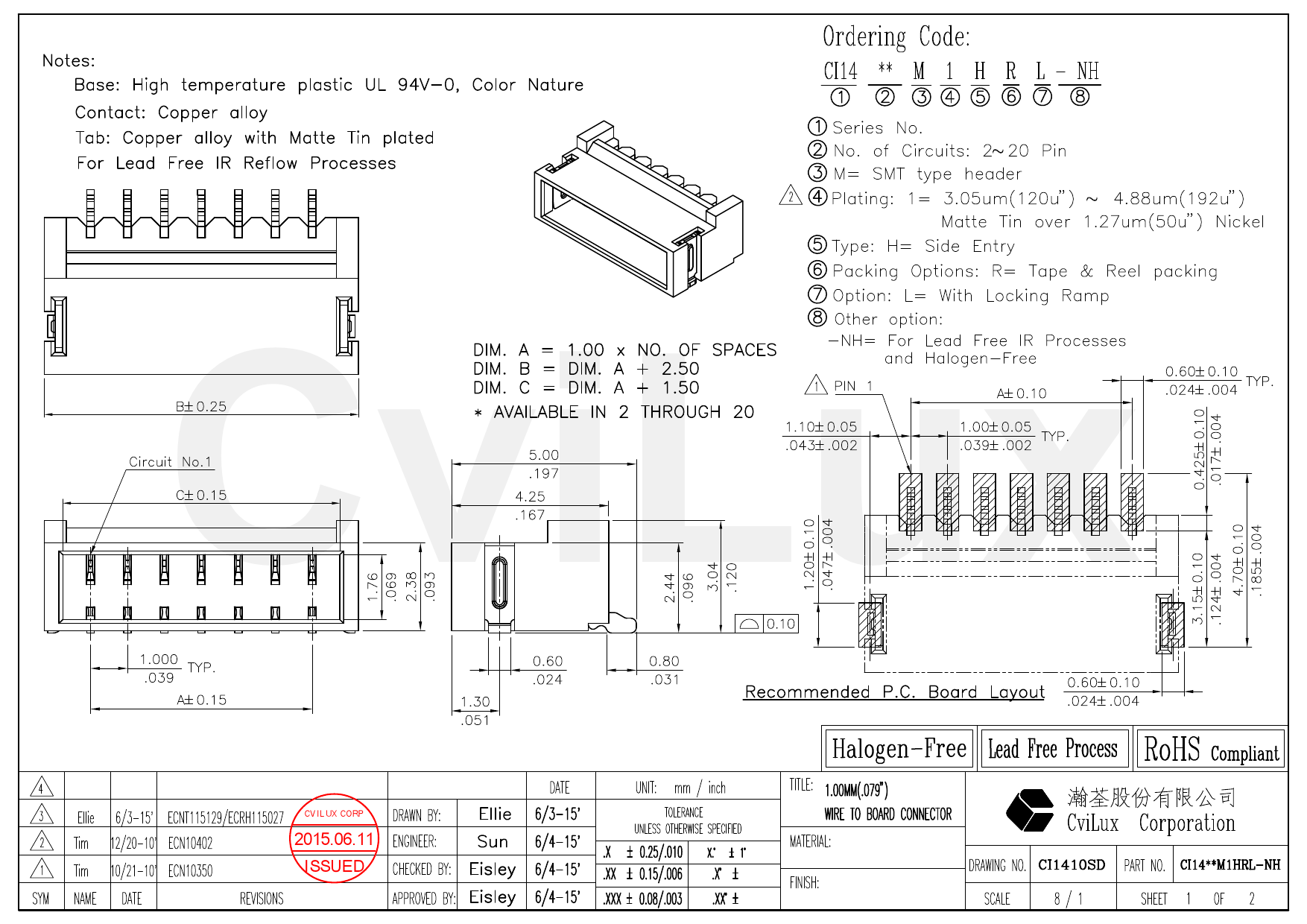 CI1414M1HRL-NH_（Cvilux(瀚荃)）CI1414M1HRL-NH中文资料_价格_PDF手册-立创电子商城