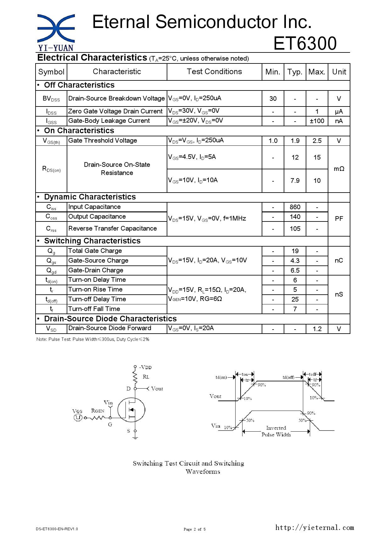 ET6300_（宜源科技(ETERNAL)）ET6300中文资料_价格_PDF手册-立创电子商城
