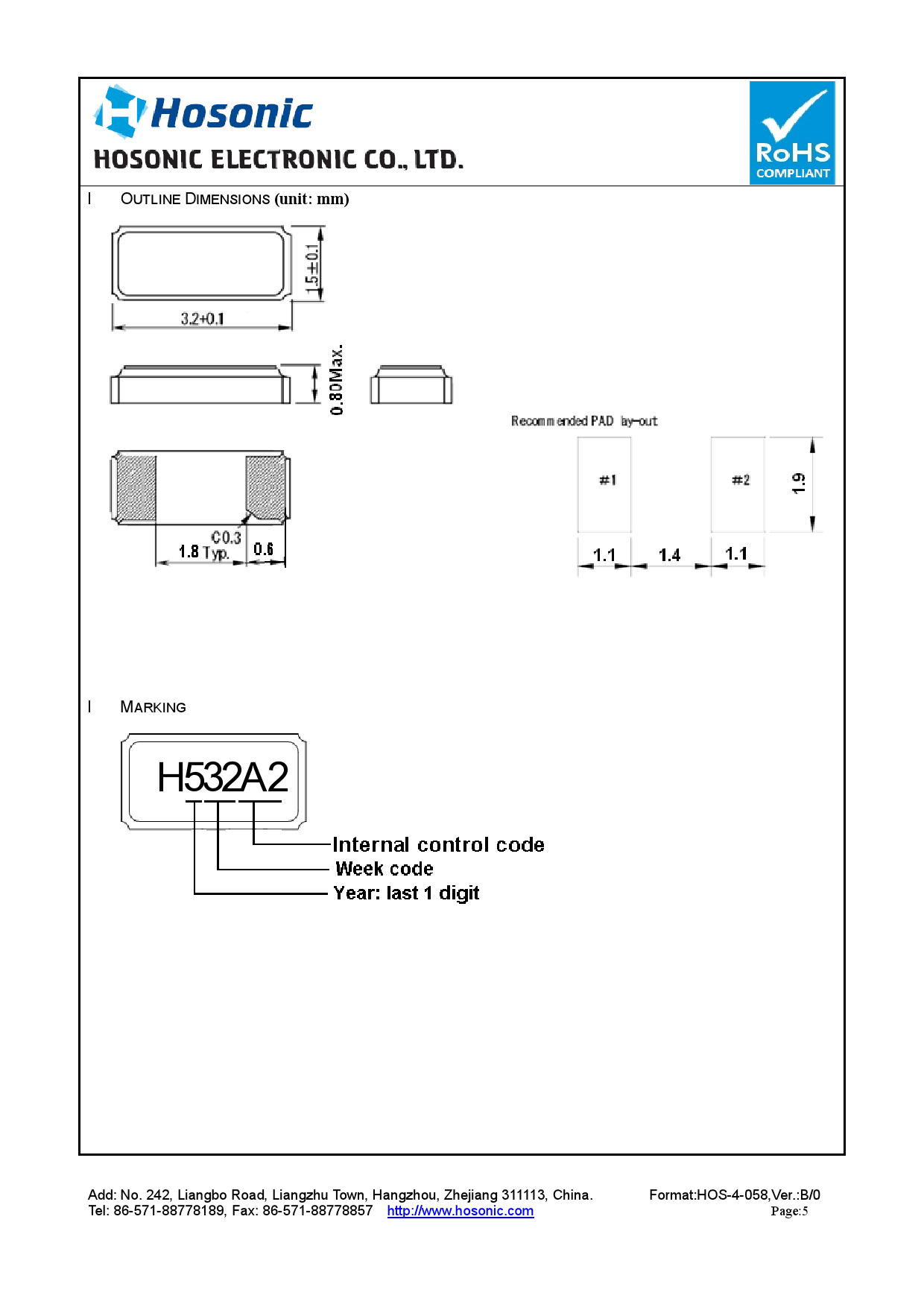 ETST00327000JE_（HOSONIC(鸿星)）ETST00327000JE中文资料_价格_PDF手册-立创电子商城