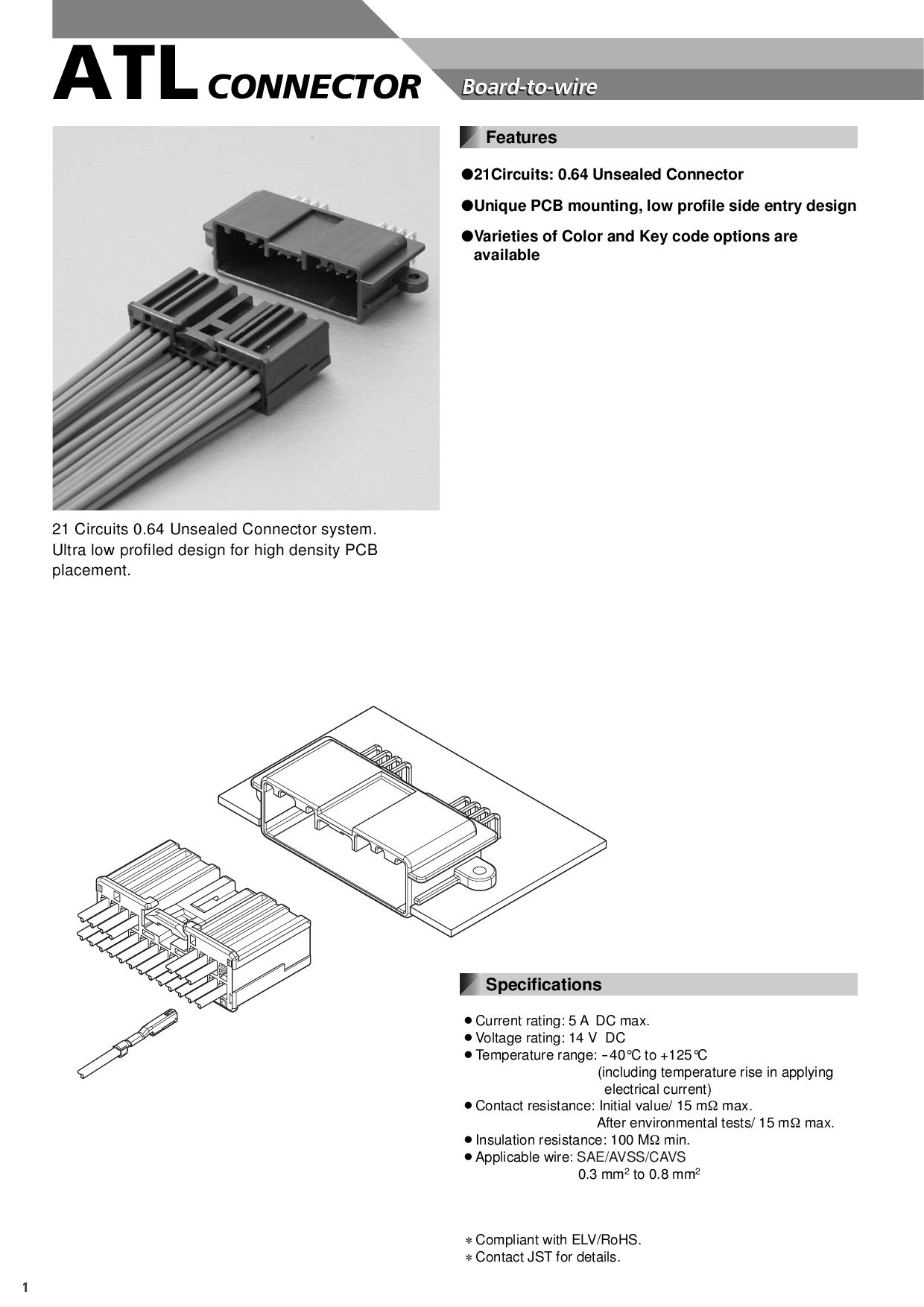 SAIT-A03GF-M064_（JST）SAIT-A03GF-M064中文资料_价格_PDF手册-立创电子商城