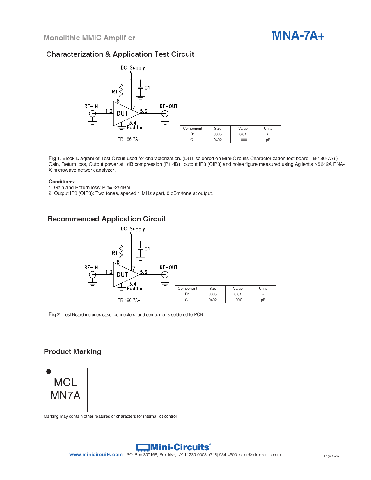 MNA-7A+_（Mini-Circuits）MNA-7A+中文资料_价格_PDF手册-立创电子商城