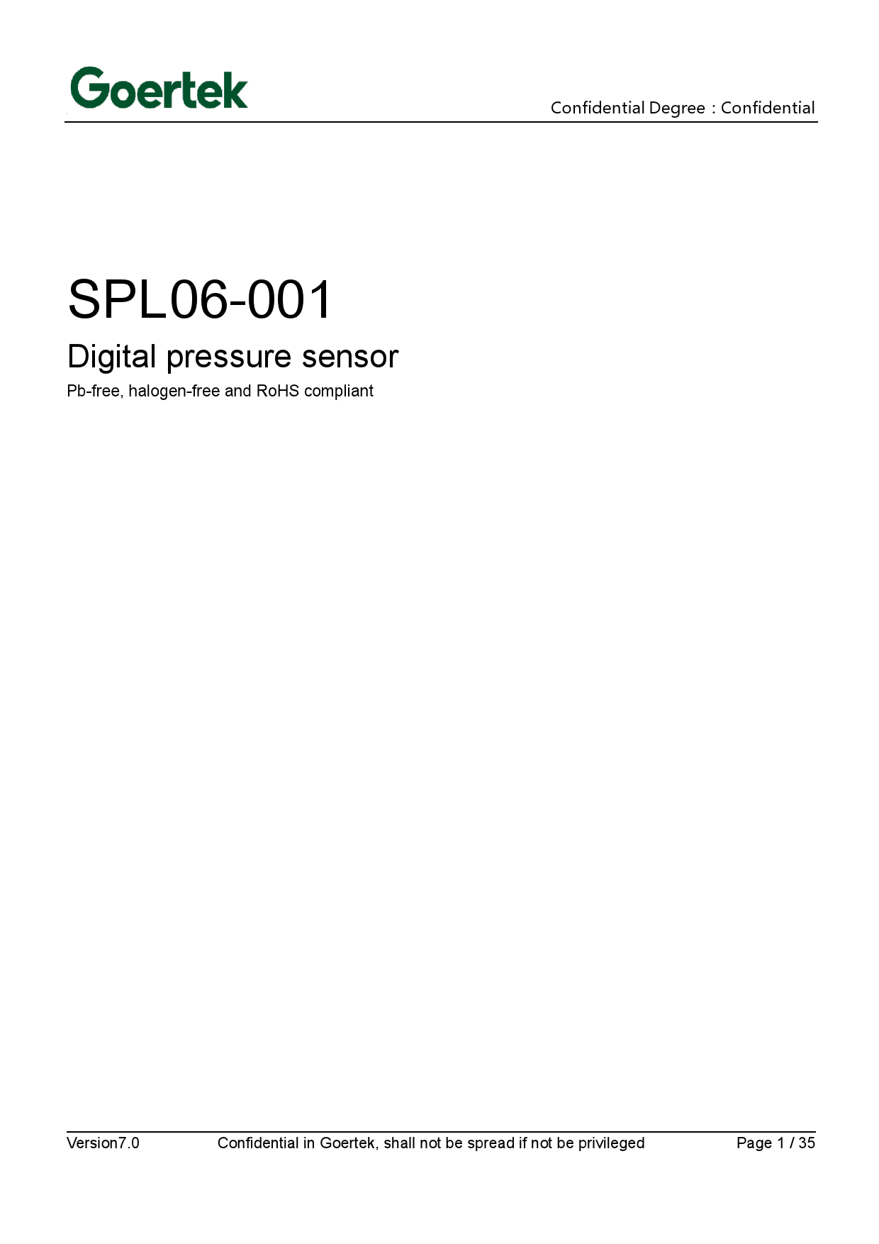 SPL06-001_（Goertek(歌尔)）SPL06-001中文资料_价格_PDF手册-立创电子商城