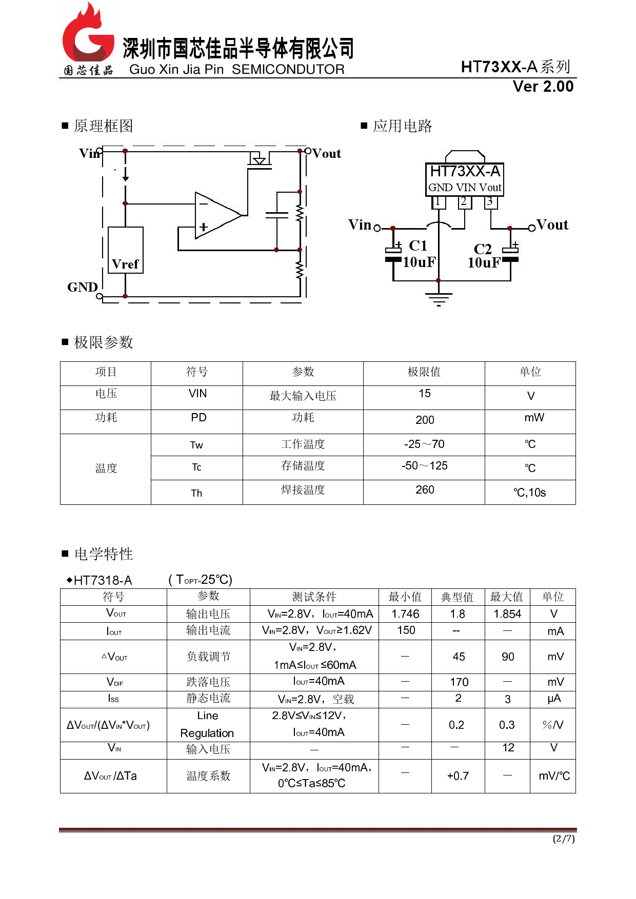 HT7333-A_（国芯佳品）HT7333-A中文资料_价格_PDF手册-立创电子商城