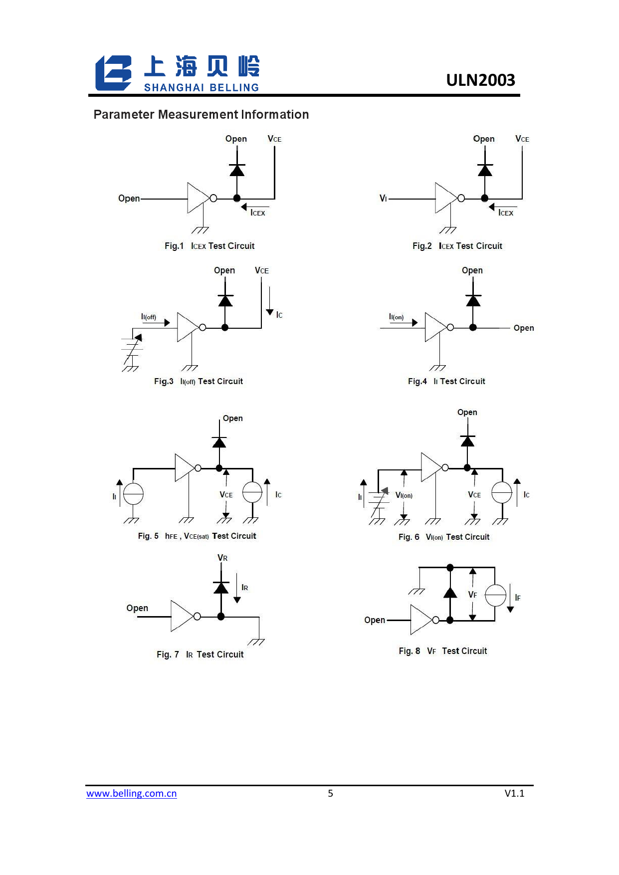 ULN2003_（BL(上海贝岭)）ULN2003中文资料_价格_PDF手册-立创电子商城