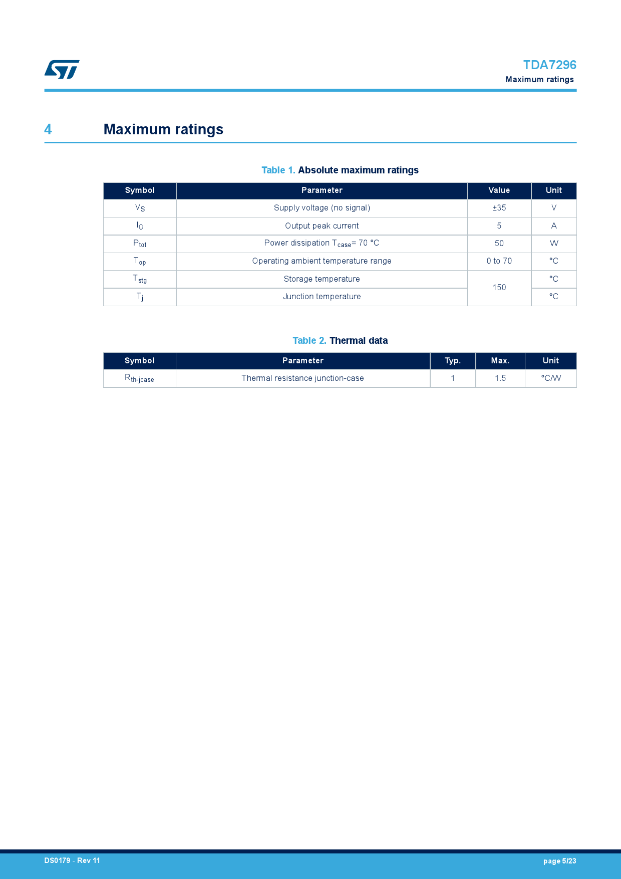 TDA7296_（ST(意法半导体)）TDA7296中文资料_价格_PDF手册-立创电子商城