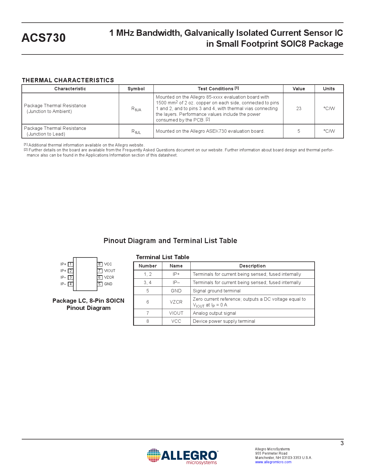 ACS730KLCTR-20AB-T_（ALLEGRO(美国埃戈罗)）ACS730KLCTR-20AB-T中文资料_价格_PDF手册-立创电子商城