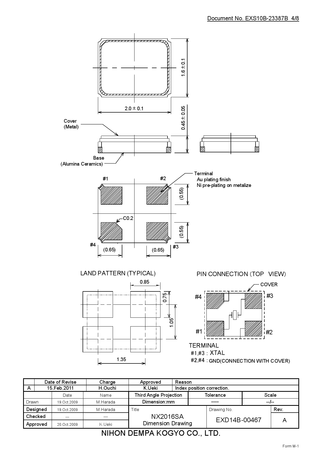 NX2016SA-26MHZ-EXS00A-CS08835_（NDK）NX2016SA-26MHZ-EXS00A-CS08835中文资料_价格 ...