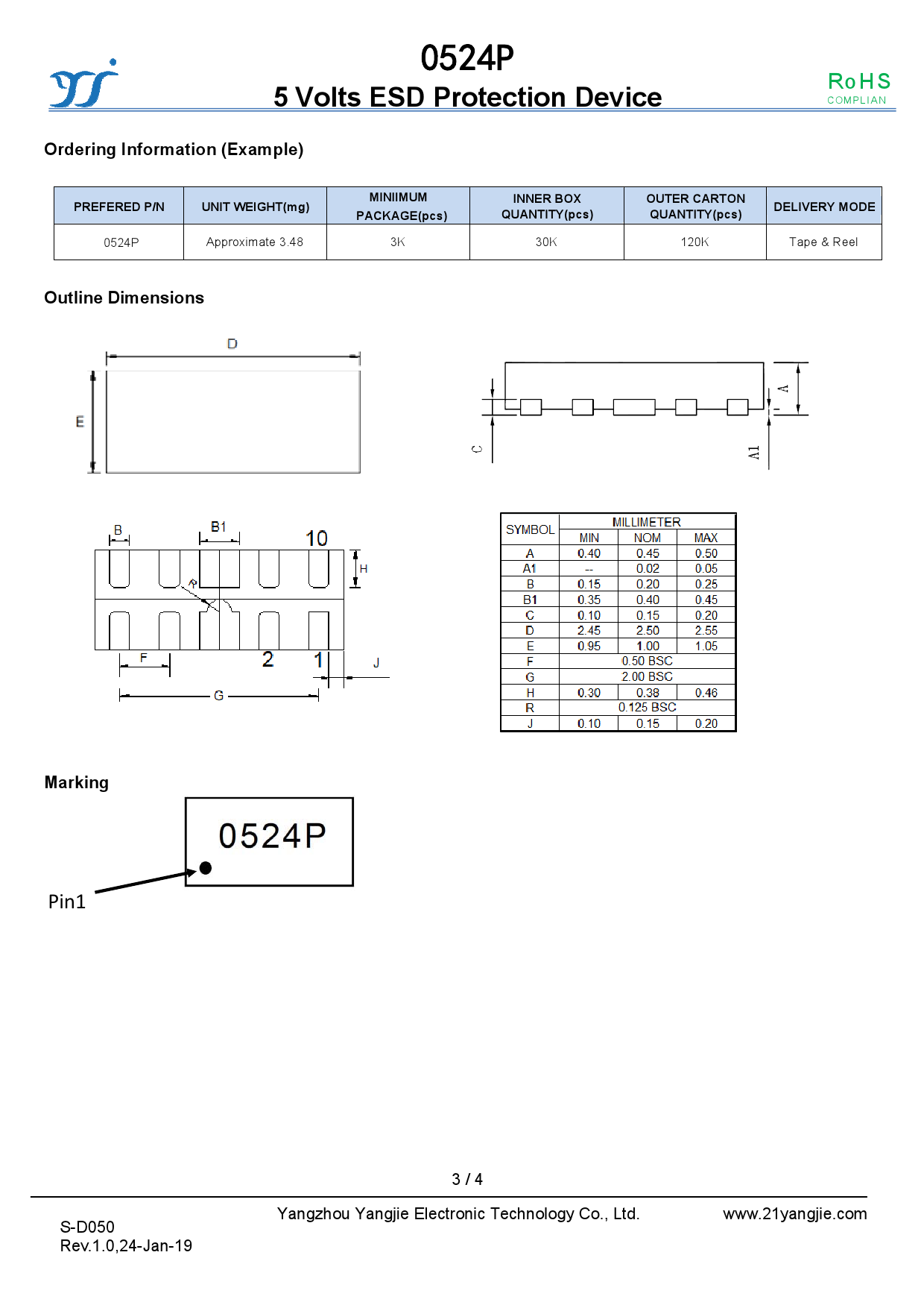 0524P_（YANGJIE(扬杰)）0524P中文资料_价格_PDF手册-立创电子商城