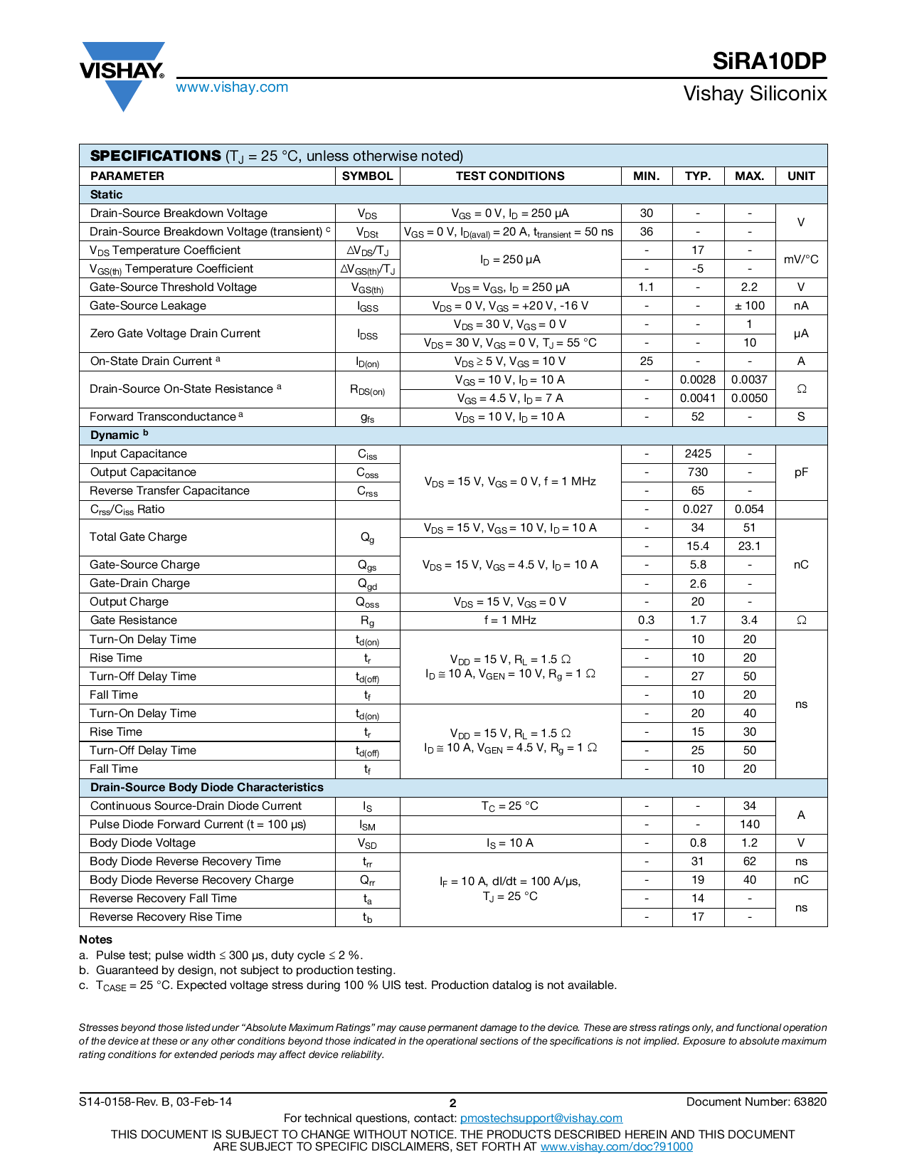 SIRA10DP-T1-GE3_（VISHAY(威世)）SIRA10DP-T1-GE3中文资料_价格_PDF手册-立创电子商城