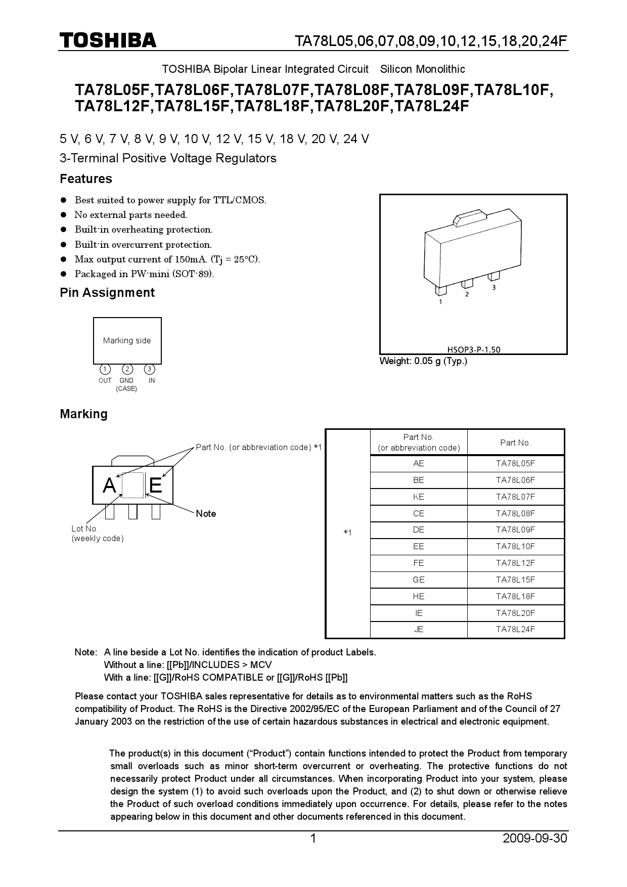 TA78L12F(TE12L.F)_（TOSHIBA(东芝)）TA78L12F(TE12L.F)中文资料_价格_PDF手册-立创电子商城