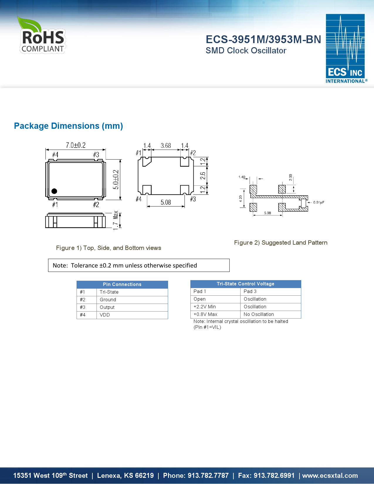 ECS-3953M-080-BN-TR_（ECS）ECS-3953M-080-BN-TR中文资料_价格_PDF手册-立创电子商城
