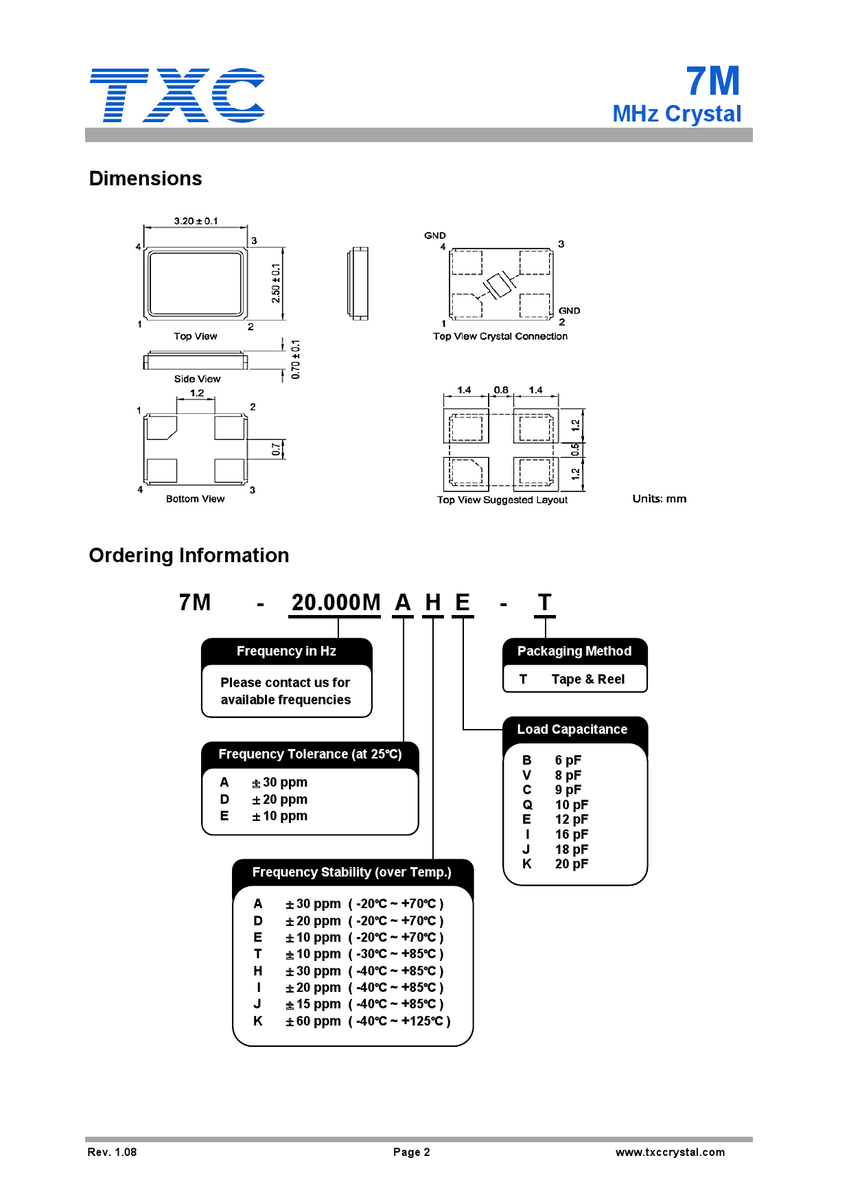 7M-27.000MAAE-T_（TXC(晶技)）7M-27.000MAAE-T中文资料_价格_PDF手册-立创电子商城