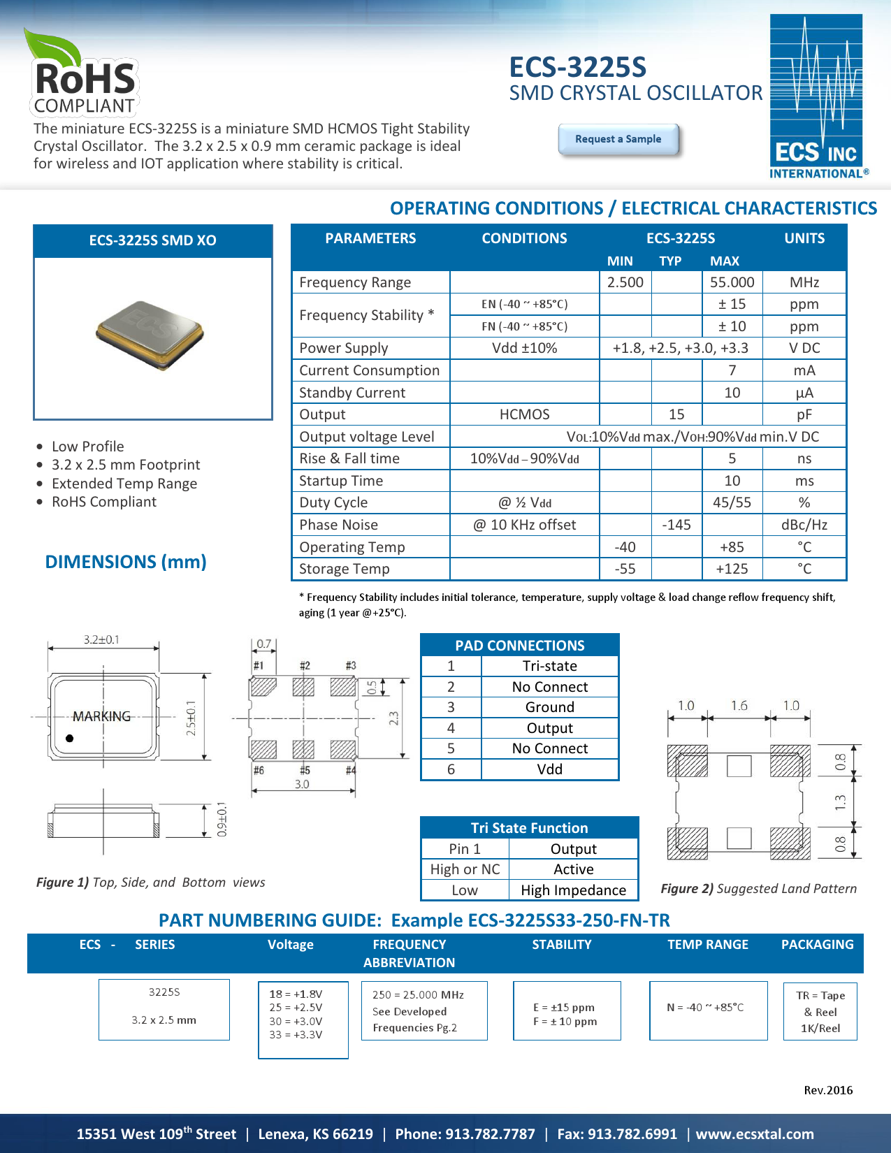 ECS-3225S18-240-EN-TR_（ECS）ECS-3225S18-240-EN-TR中文资料_价格_PDF手册-立创电子商城