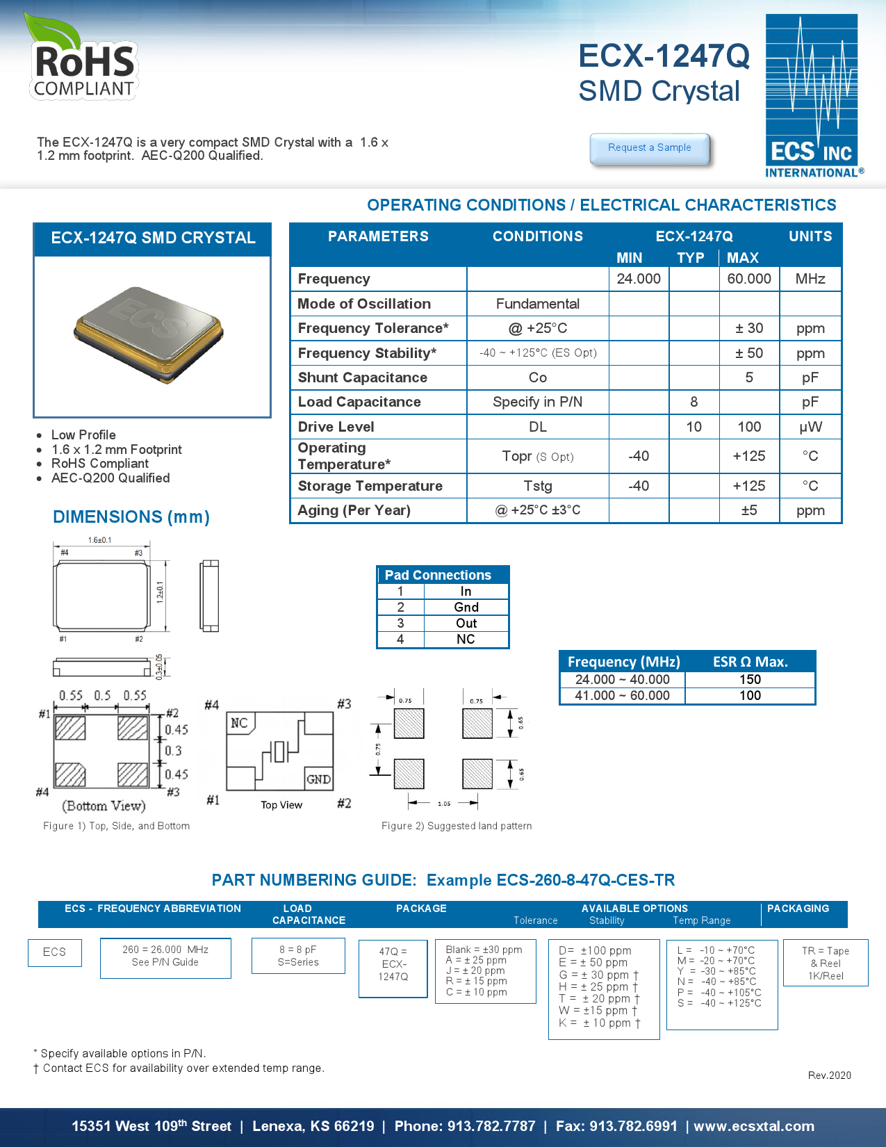 ECS-480-8-47Q-CES-TR_（ECS）ECS-480-8-47Q-CES-TR中文资料_价格_PDF手册-立创电子商城